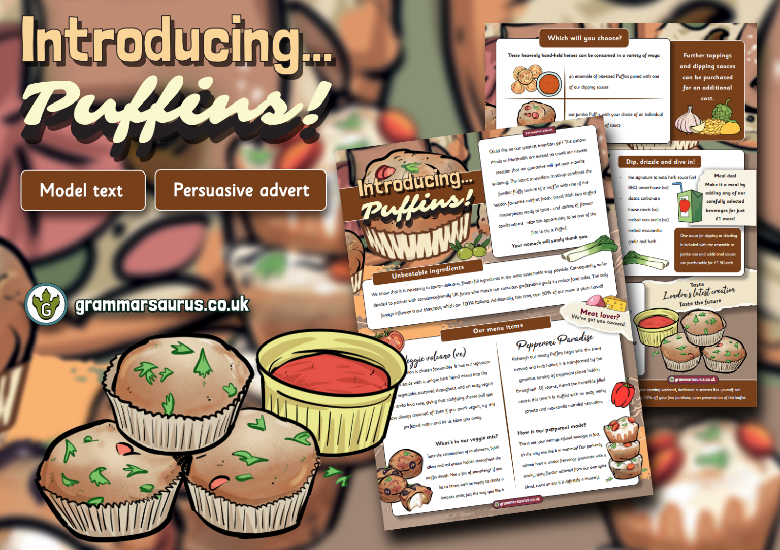 Year 6 Model Text – Persuasive advert – Introducing... Puffins ...