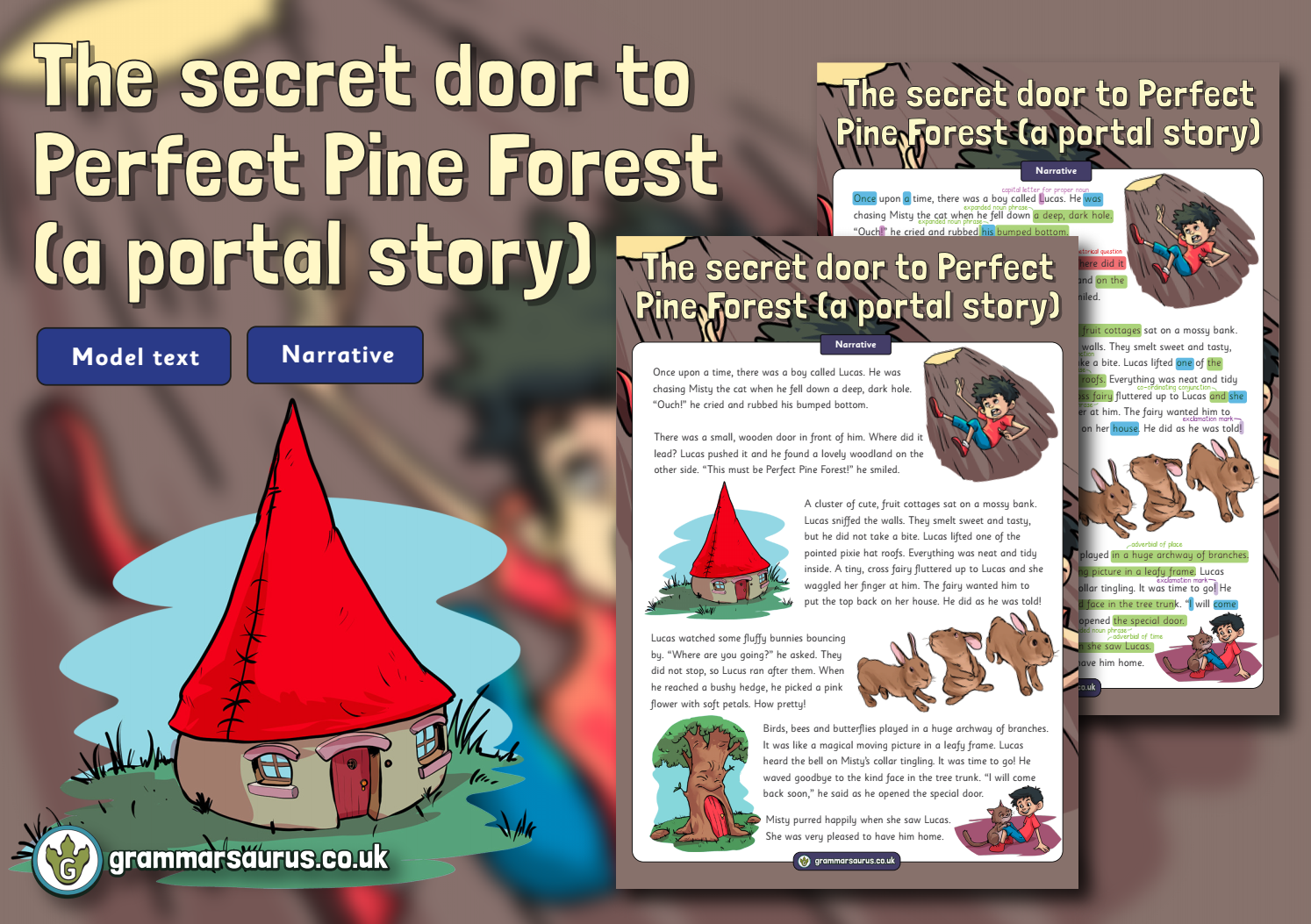 Year 1 Model Text – Narrative – The secret door to Perfect Pine Forest ...