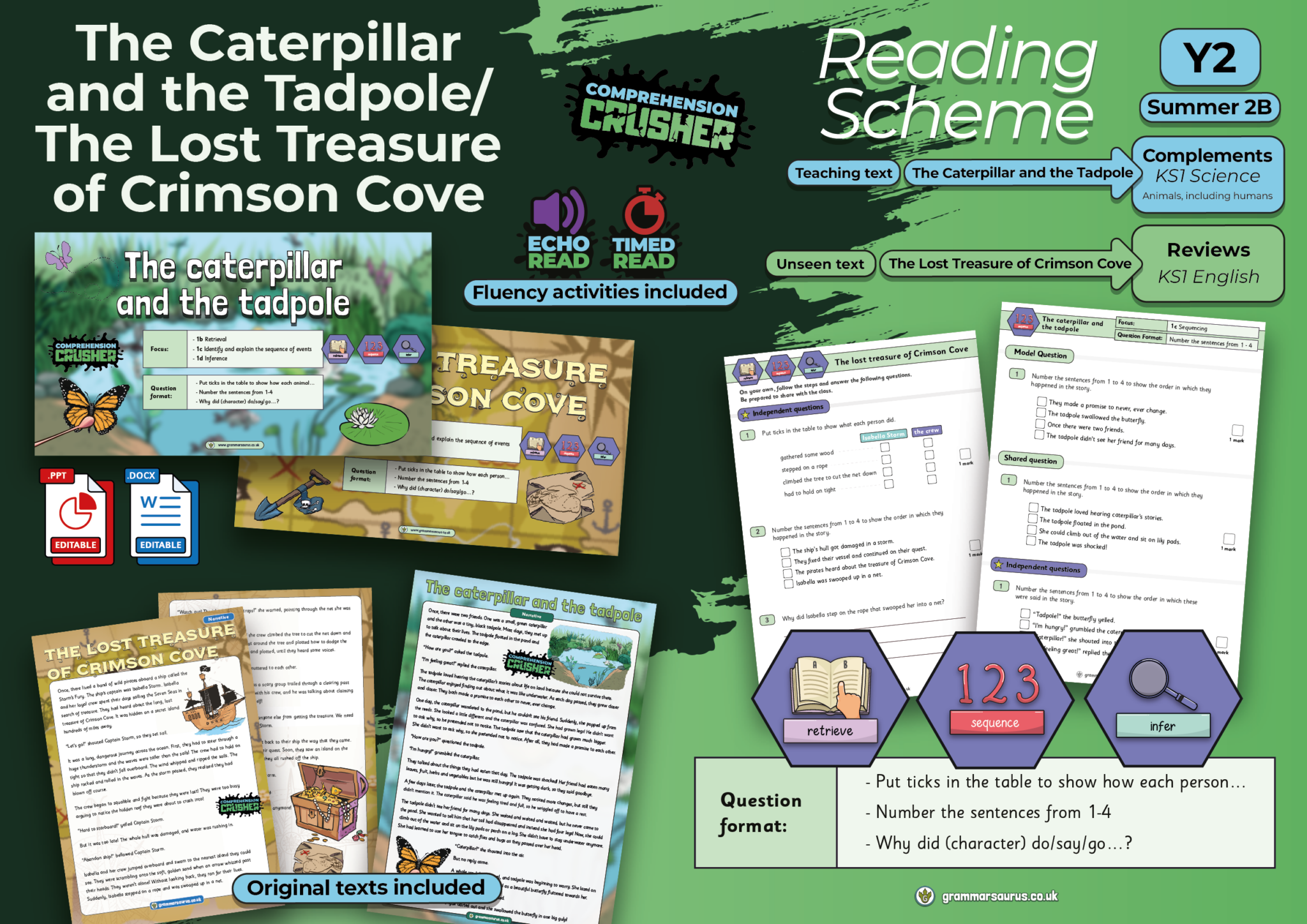 Year 2 Comprehension Crusher Reading Scheme – Summer 2b – The ...