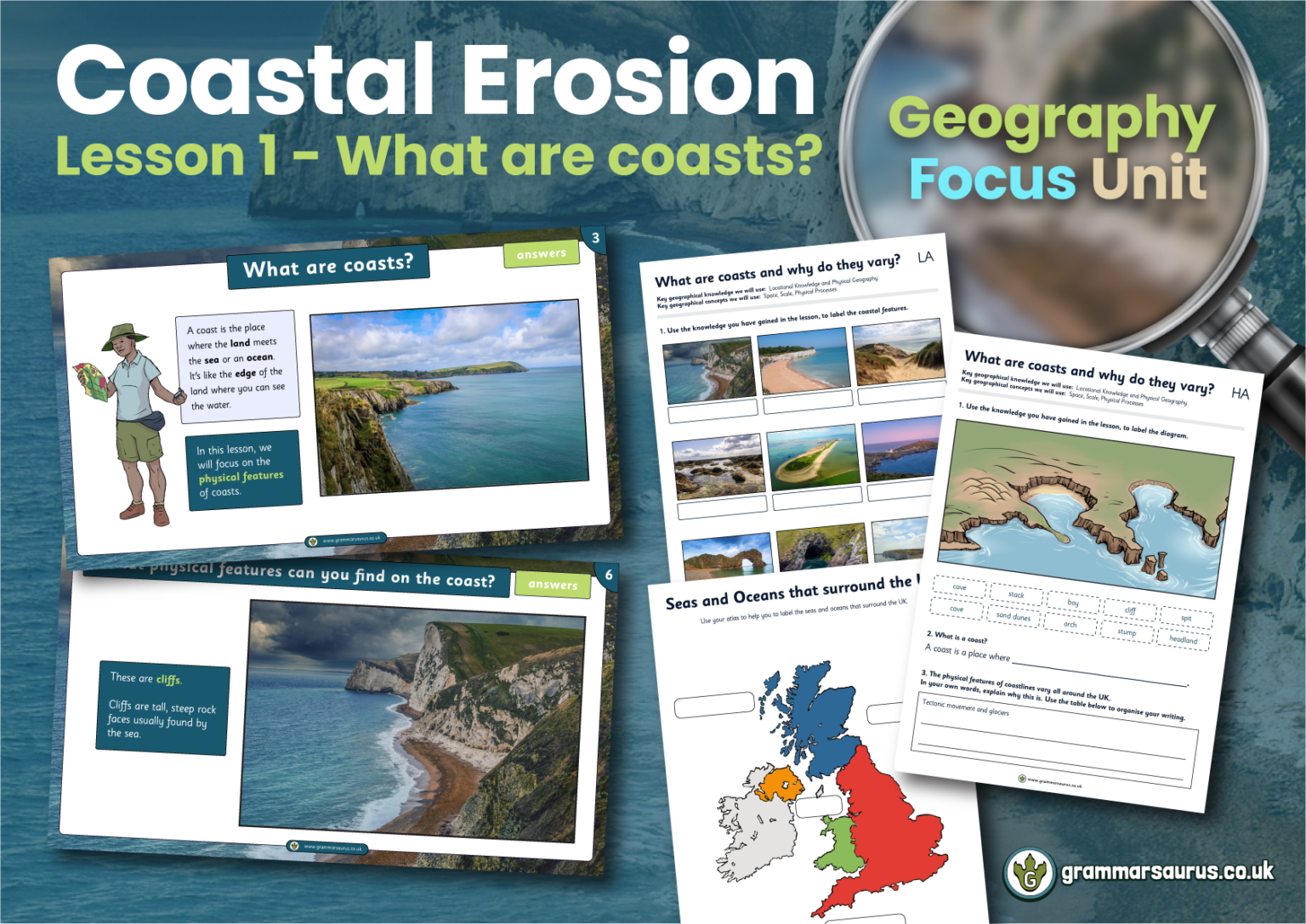 Year 4 Geography - Coastal Erosion - What are coasts? Lesson 1 ...