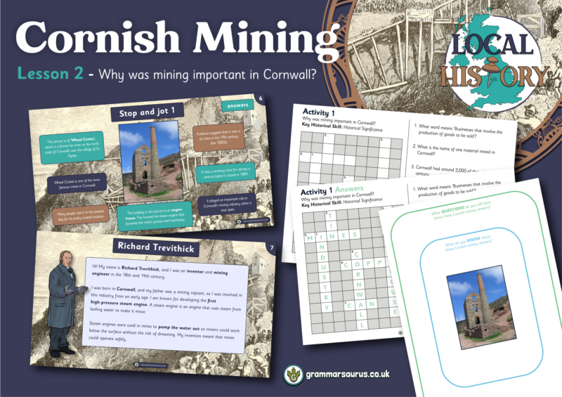 KS1 Local history - Cornish Mining - Why was mining important in ...