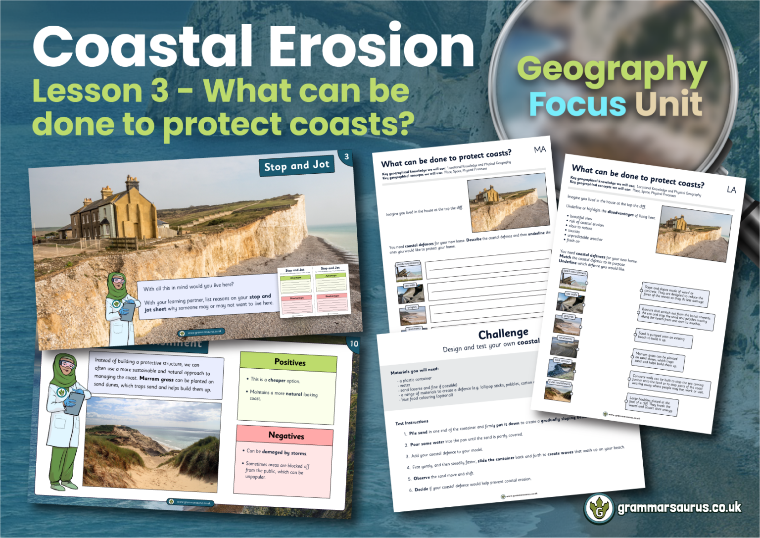 Year 4 Geography - Coastal Erosion - What can be done to protect coasts ...