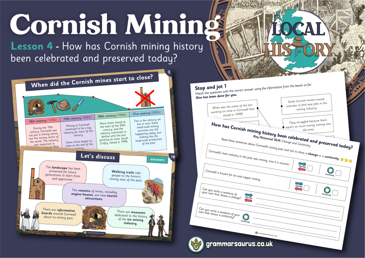 KS1 Local history - Cornish Mining - How has Cornish mining history ...