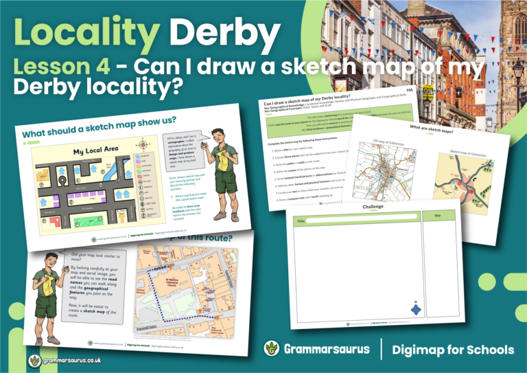Y4 Locality Unit - Can I draw a sketch map of my Derby locality? Lesson ...