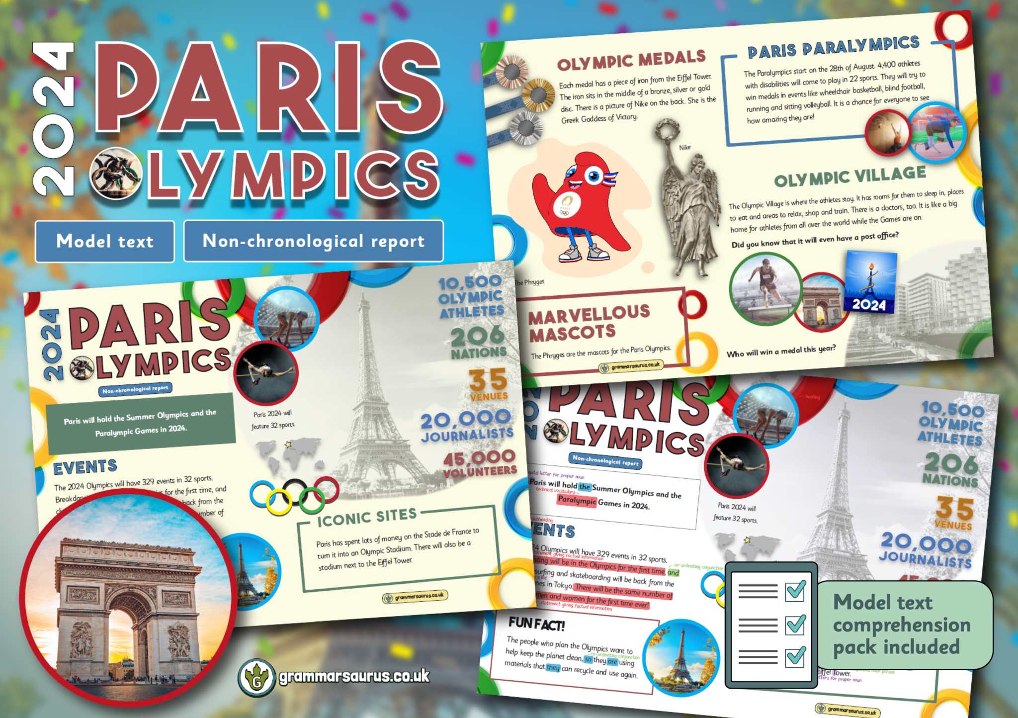 Year 1 Model Text – Non-chronological report – 2024 Paris Olympics ...