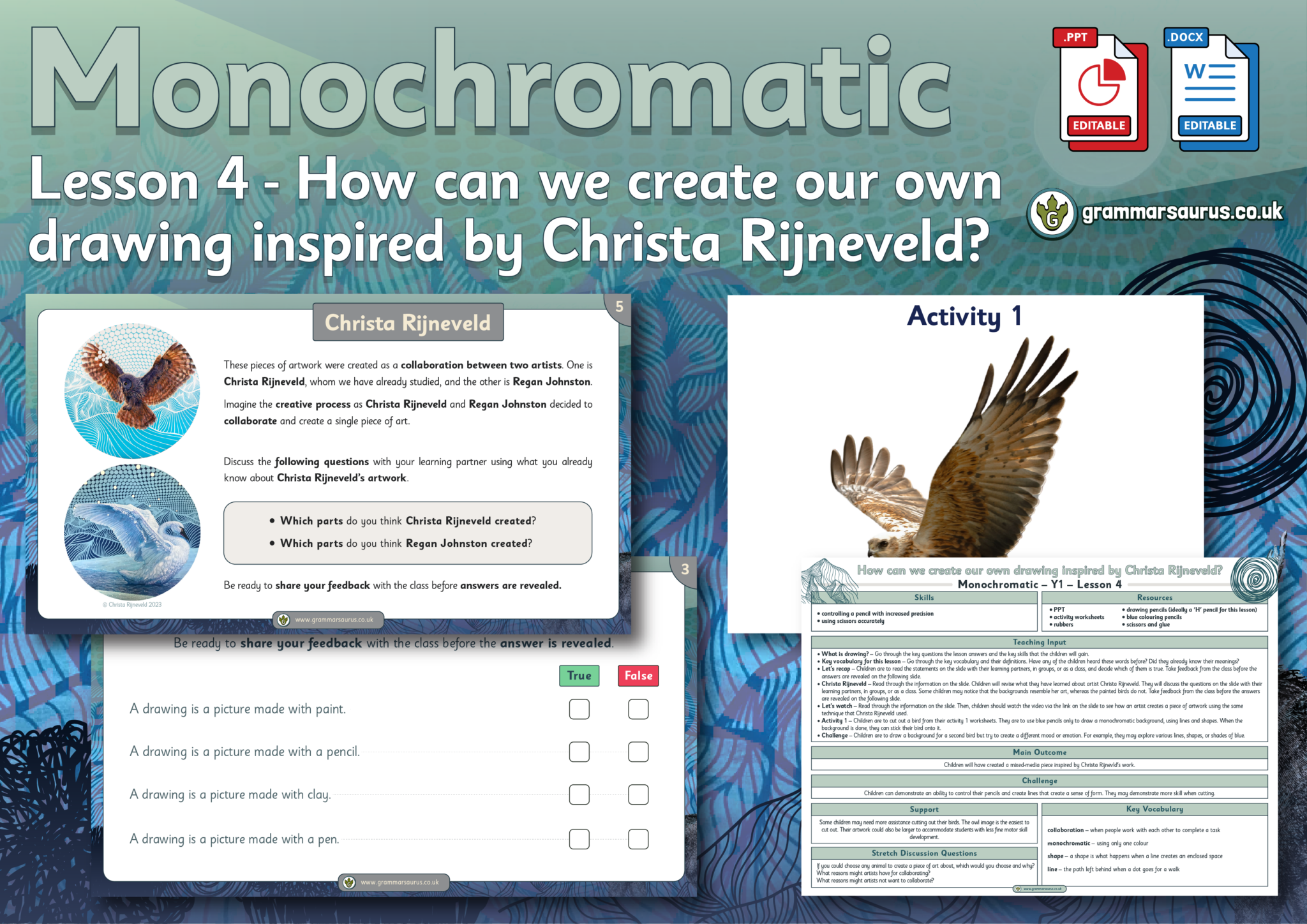 Year 1 Art – Monochromatic – How can we create our own drawing inspired ...