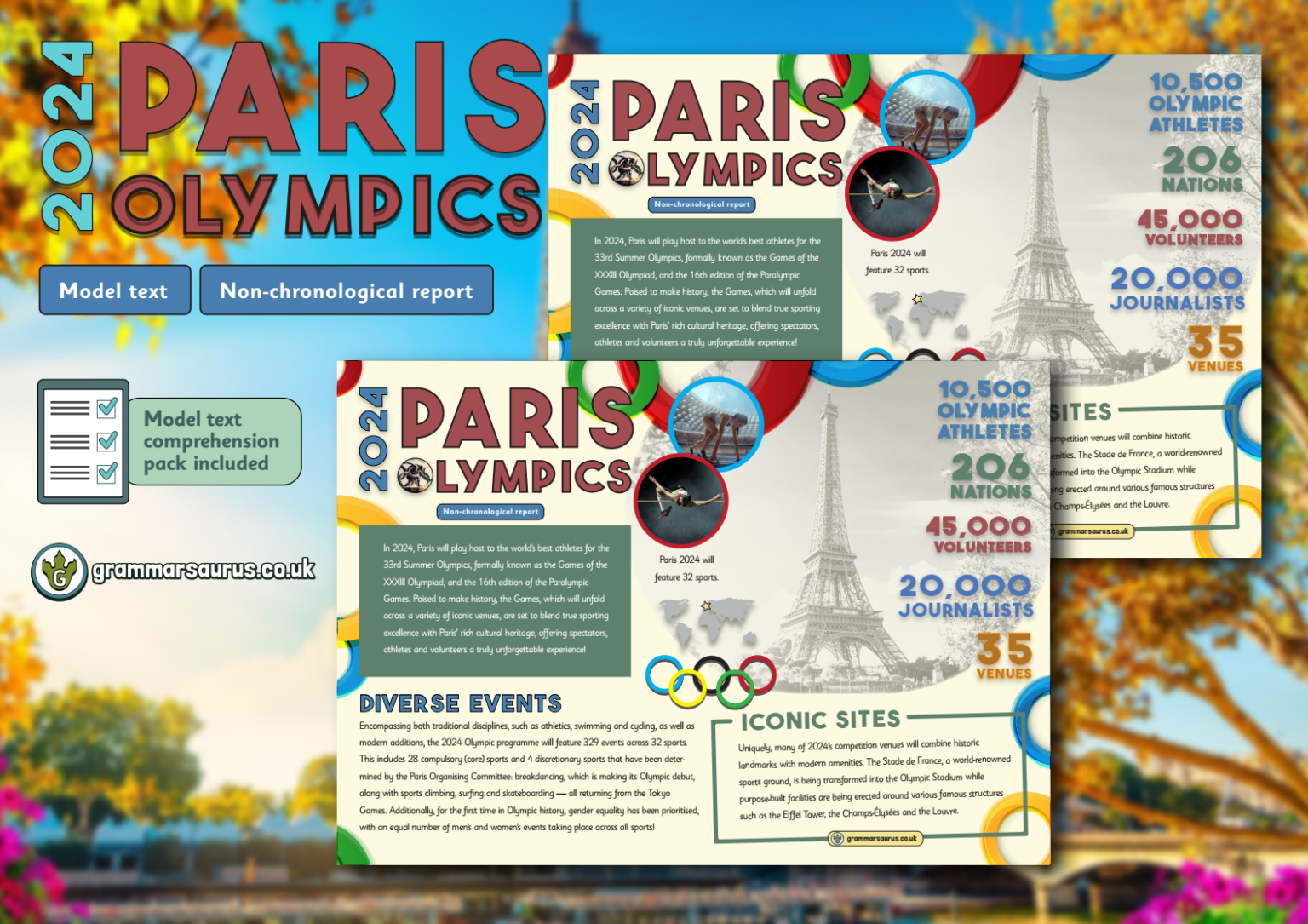 Year 6 Model Text – Non-chronological report – 2024 Paris Olympics ...