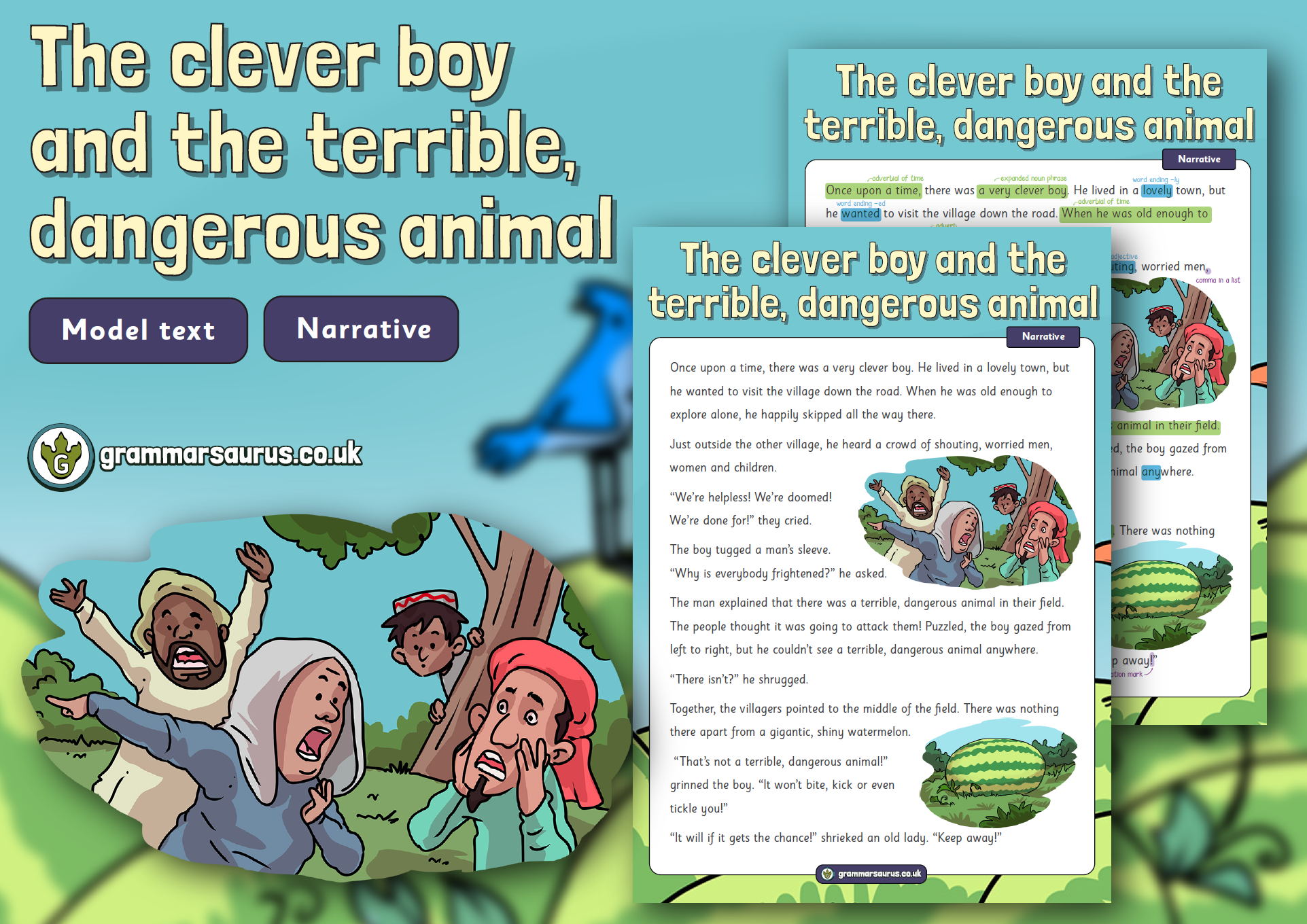 Year 2 Model Text – Narrative - The clever boy and the and the terrible ...