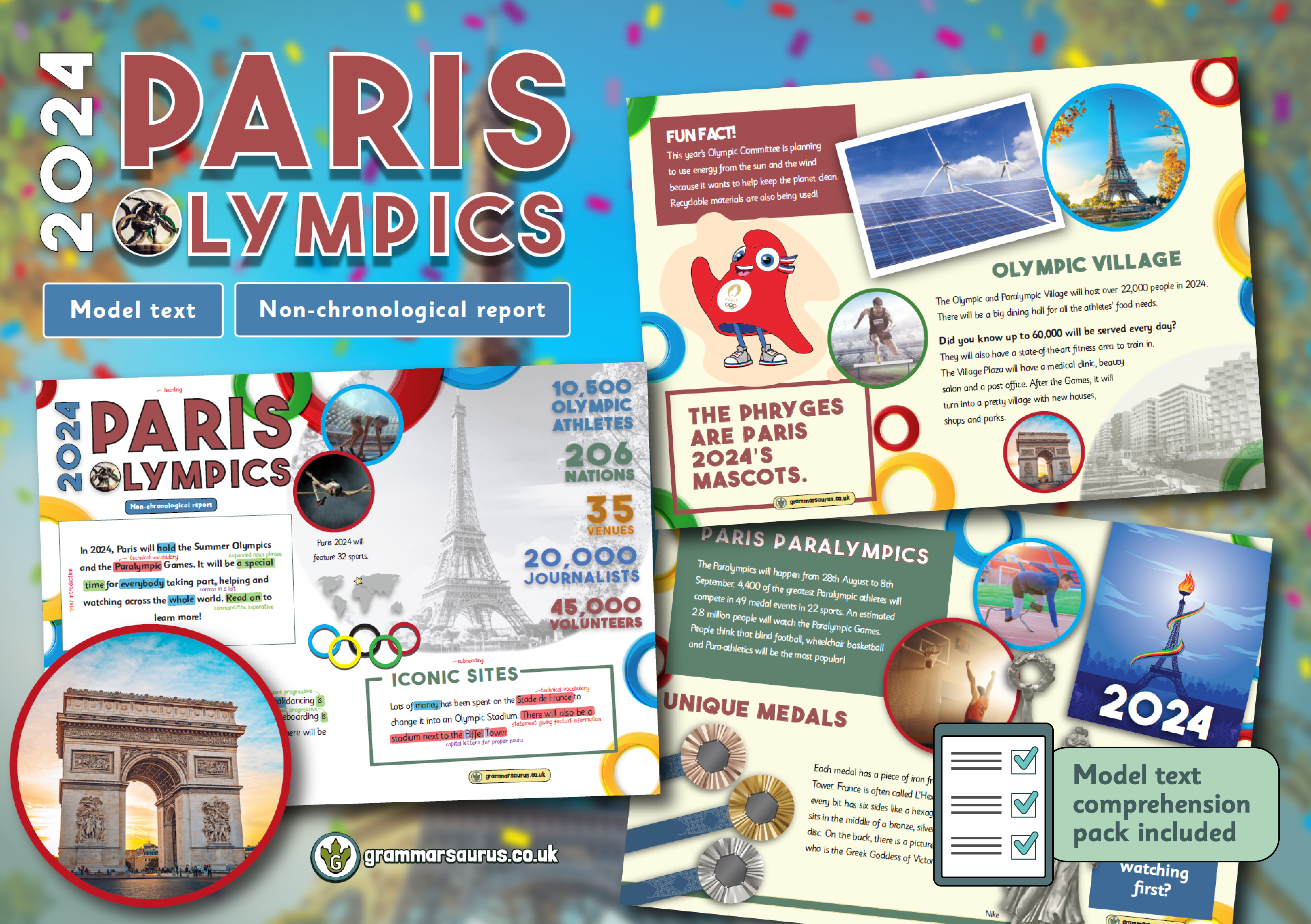 Year 2 Model Text – Non-chronological report – 2024 Paris Olympics ...