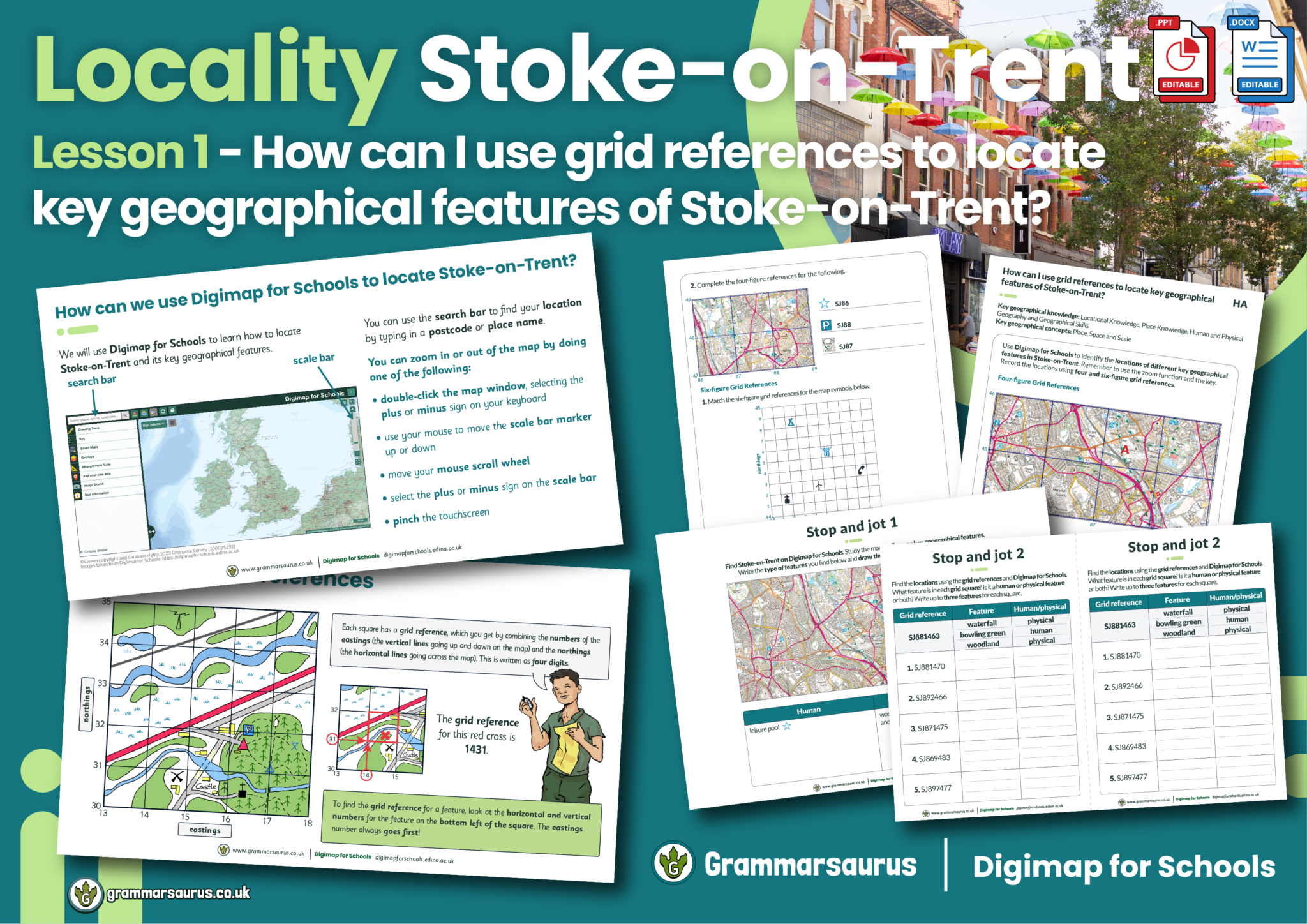 Y6 Locality Unit - How can I use grid references to locate key ...