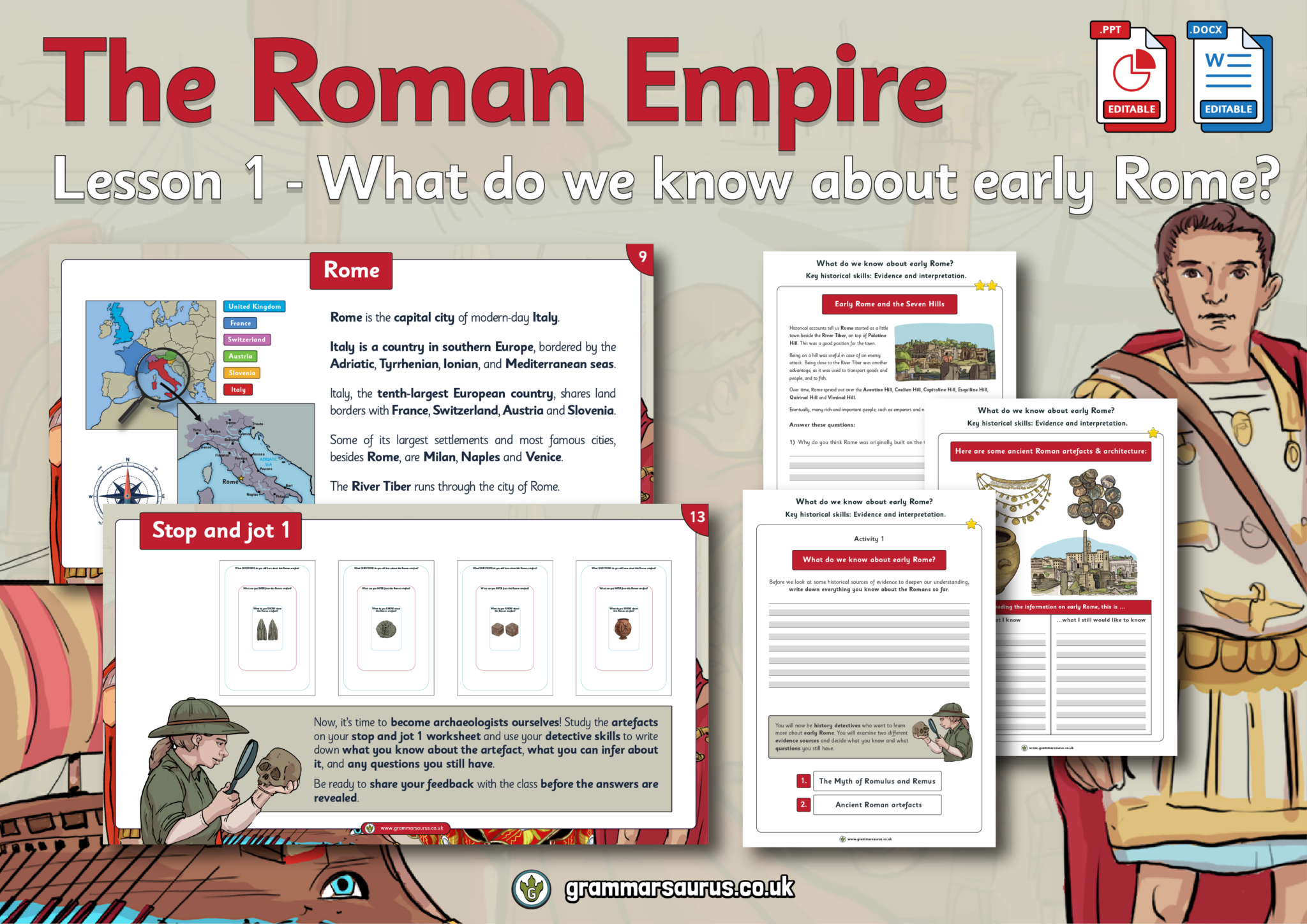 KS3 History - The Roman Empire - What do we know about early Rome ...