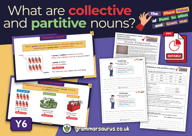 Year 6 The Place Value of Punctuation and Grammar – What are collective ...