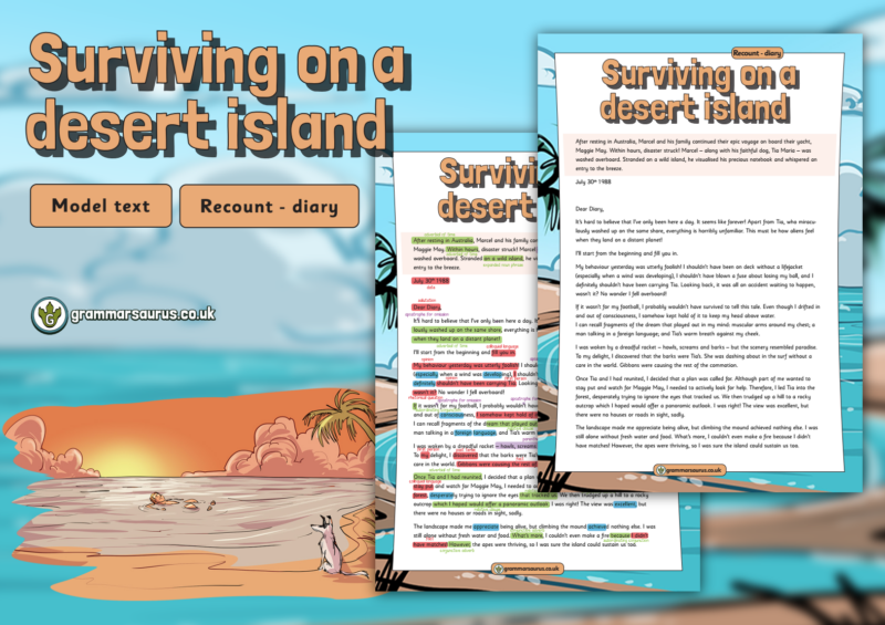 KS2 Model Texts - Grammarsaurus