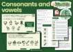 Y3 Objective 1 (Consonants and vowels) - Grammarsaurus