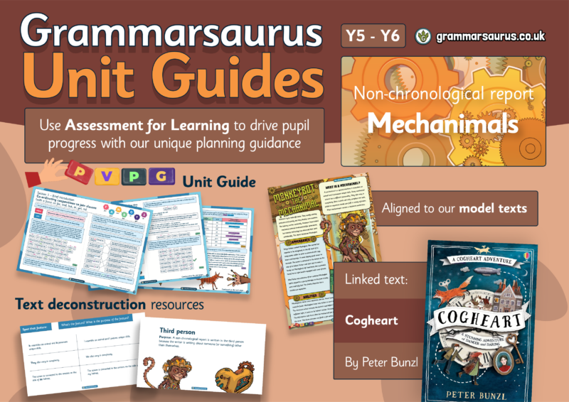 Year 5/6 Unit Guide – Non-chronological report - Mechanimals ...