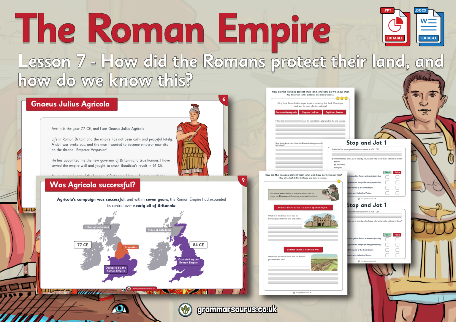 KS3 History – The Roman Empire – How did the Romans protect their land ...