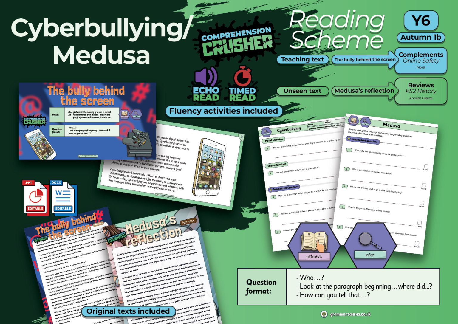 website ad medusa - Grammarsaurus