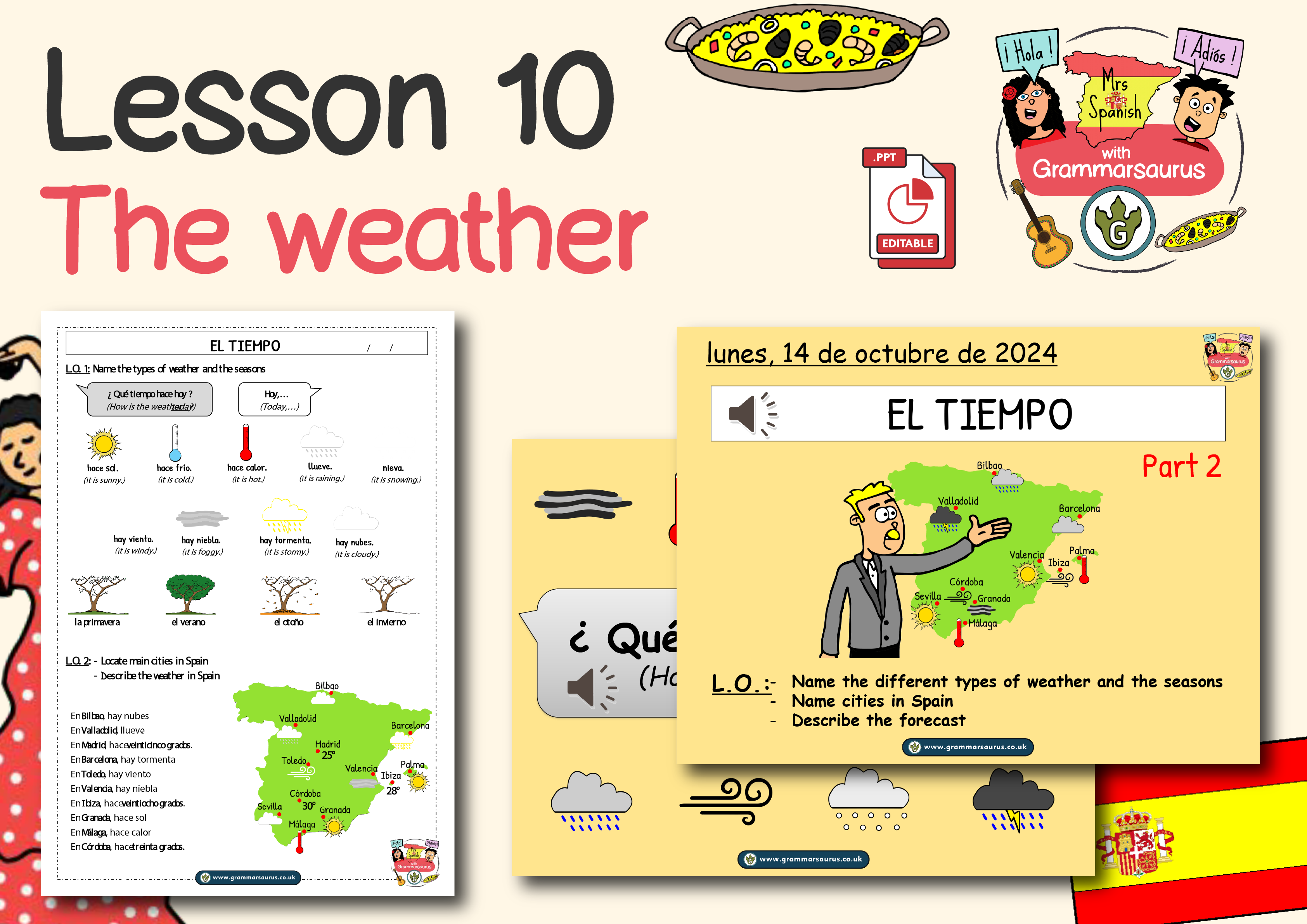 Lesson 10 Spain AD - Grammarsaurus