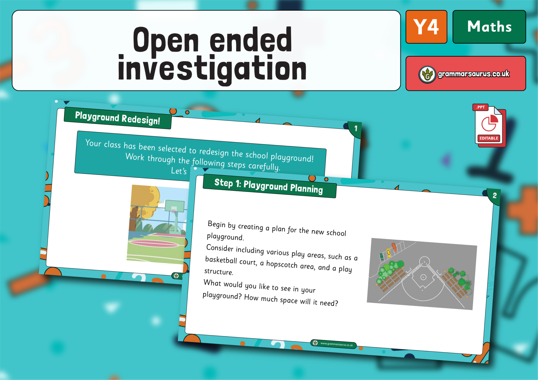 Year 4 Length and Perimeter – Open-ended investigation - Grammarsaurus