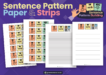 Sentence Pattern Paper & Strips - Grammarsaurus