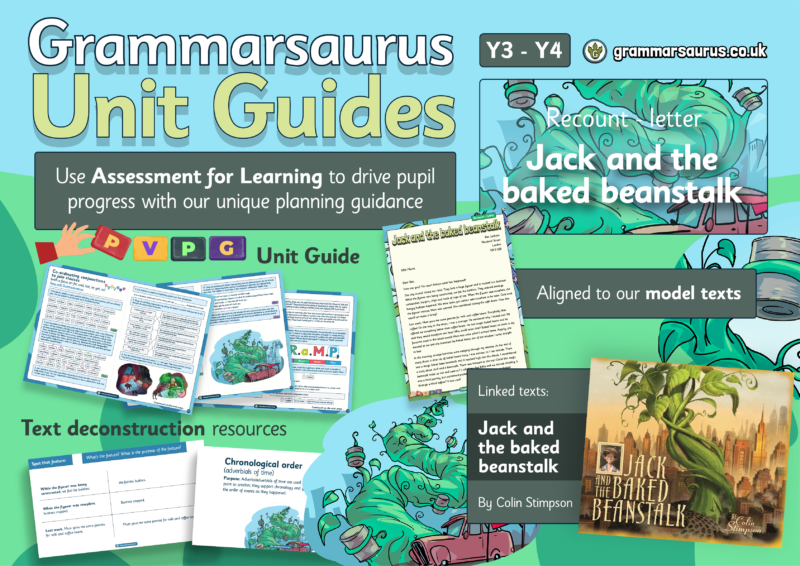 Year 3/4 PVPG Application Unit Guide – Recount Letter – Jack and the ...