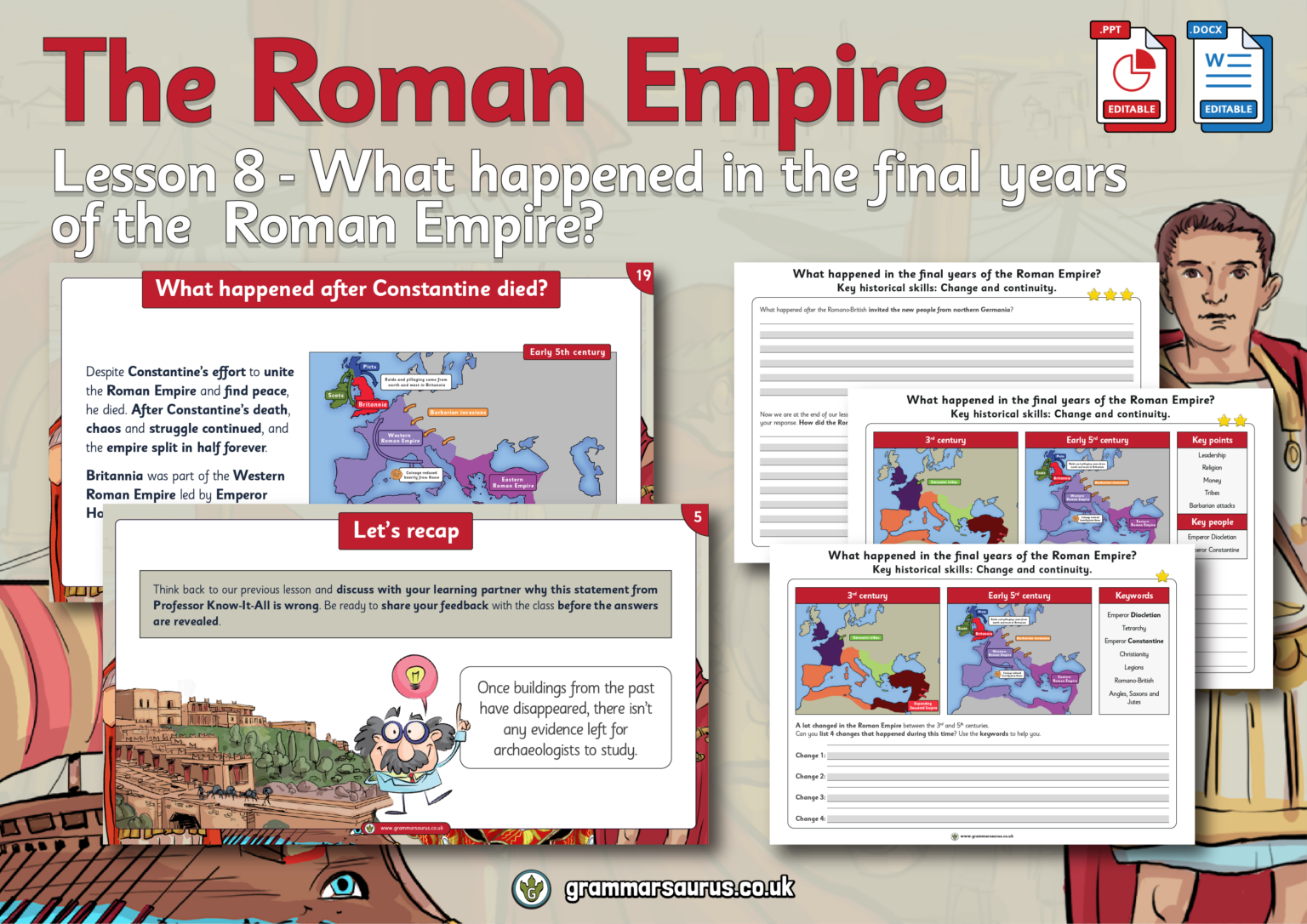 KS3 History – The Roman Empire – What happened in the final years of ...