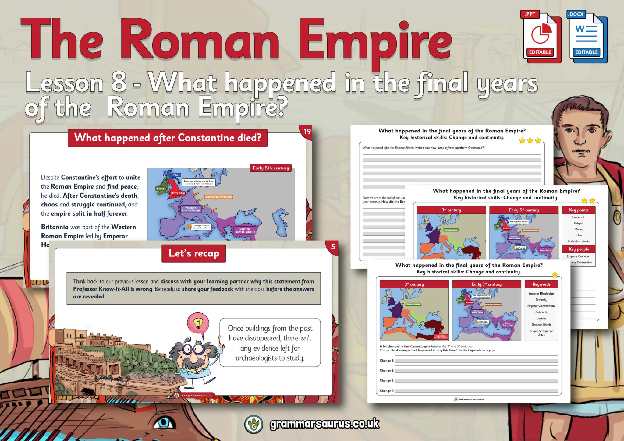 KS3 History – The Roman Empire – What happened in the final years of ...