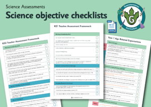 Science objective checklists - Grammarsaurus
