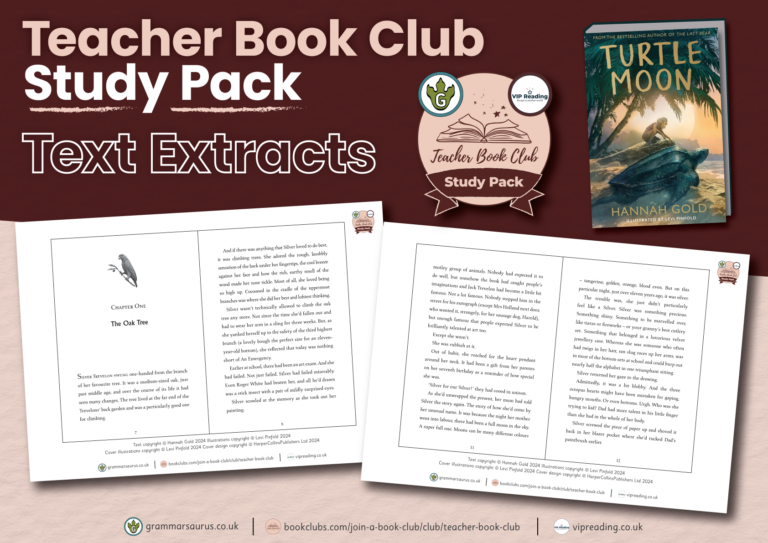 Teacher Book Club - Turtle Moon - Hannah Gold - Text Extracts ...