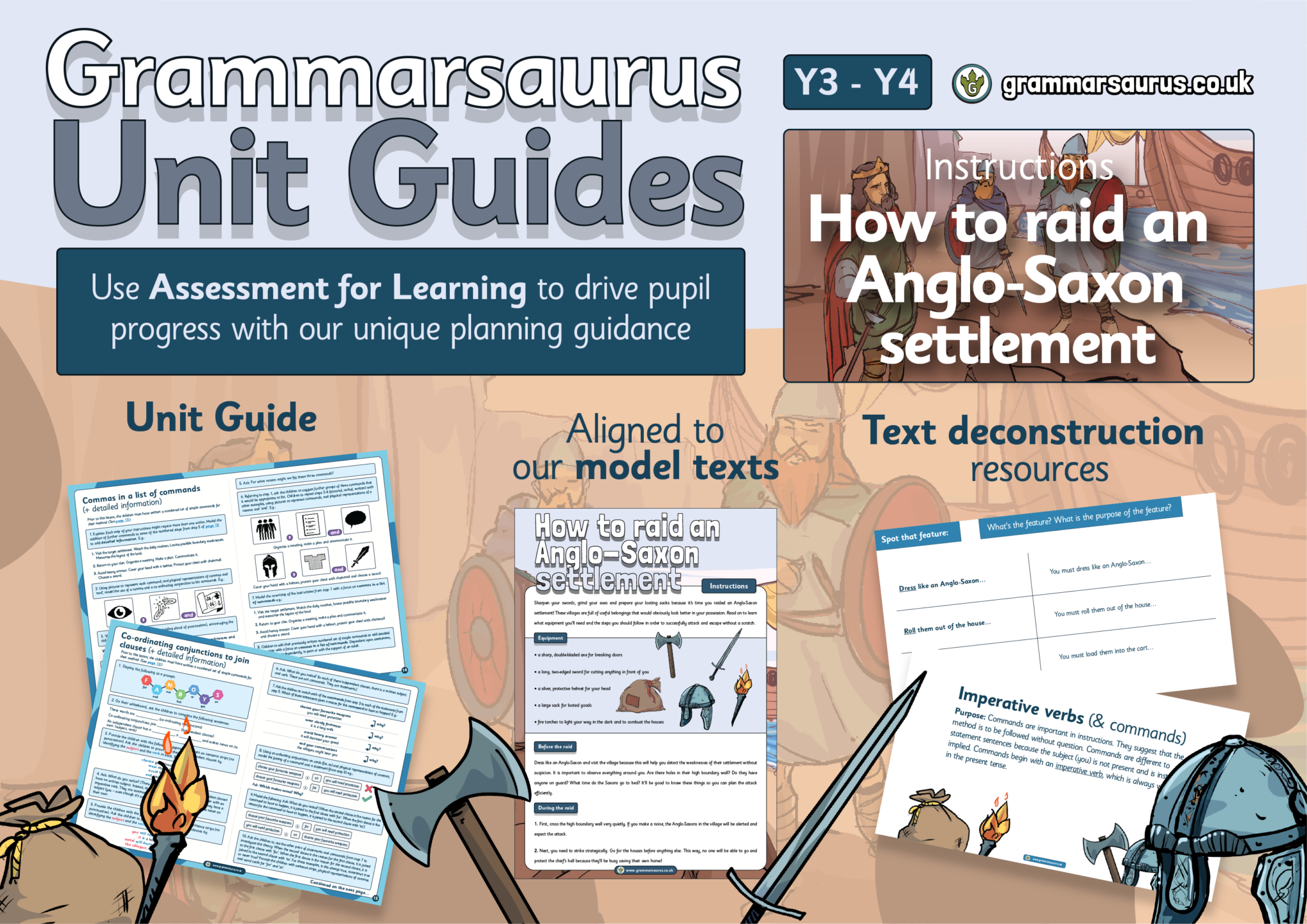 Year 3/4 Unit Guide – Instructions – How to raid an Anglo-Saxon ...