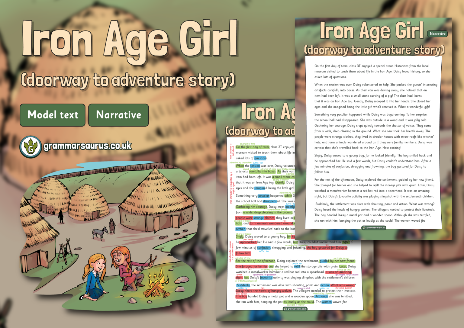 website ad - Grammarsaurus