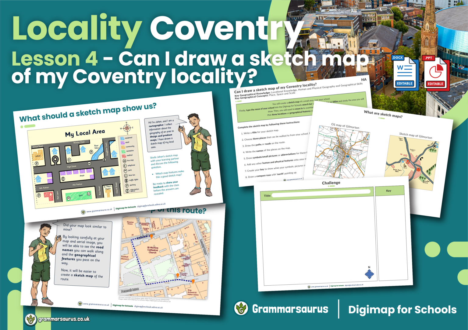 Y4 Locality Unit – Can I draw a sketch map of my Coventry locality ...