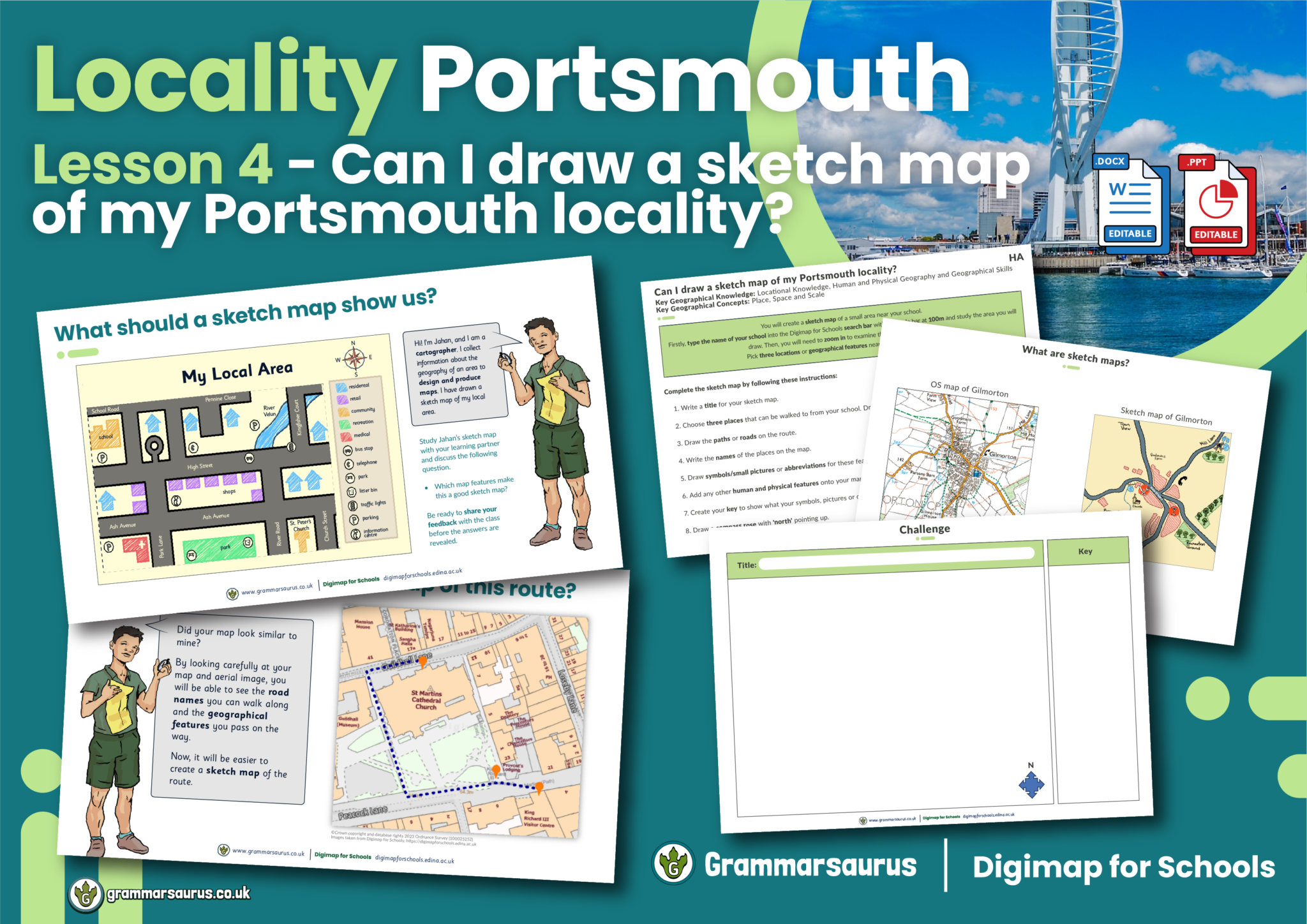 Y4 Locality Unit - Can I draw a sketch map of my Portsmouth locality ...