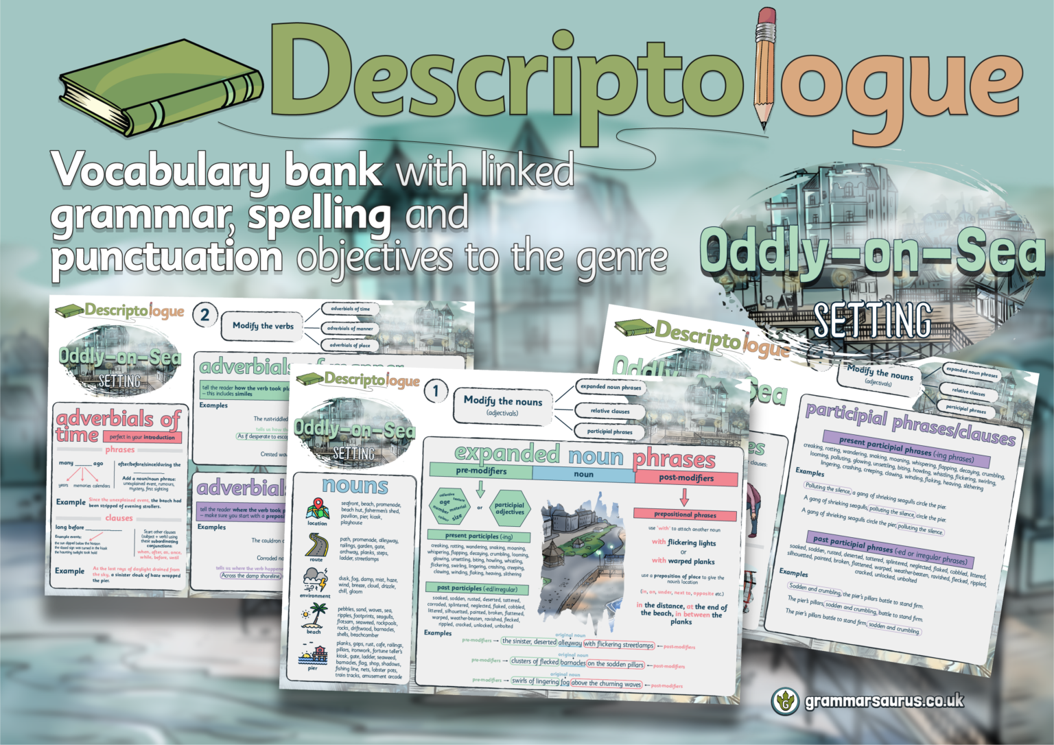 Descriptologue - Setting descriptions - Oddly-on-sea - Grammarsaurus