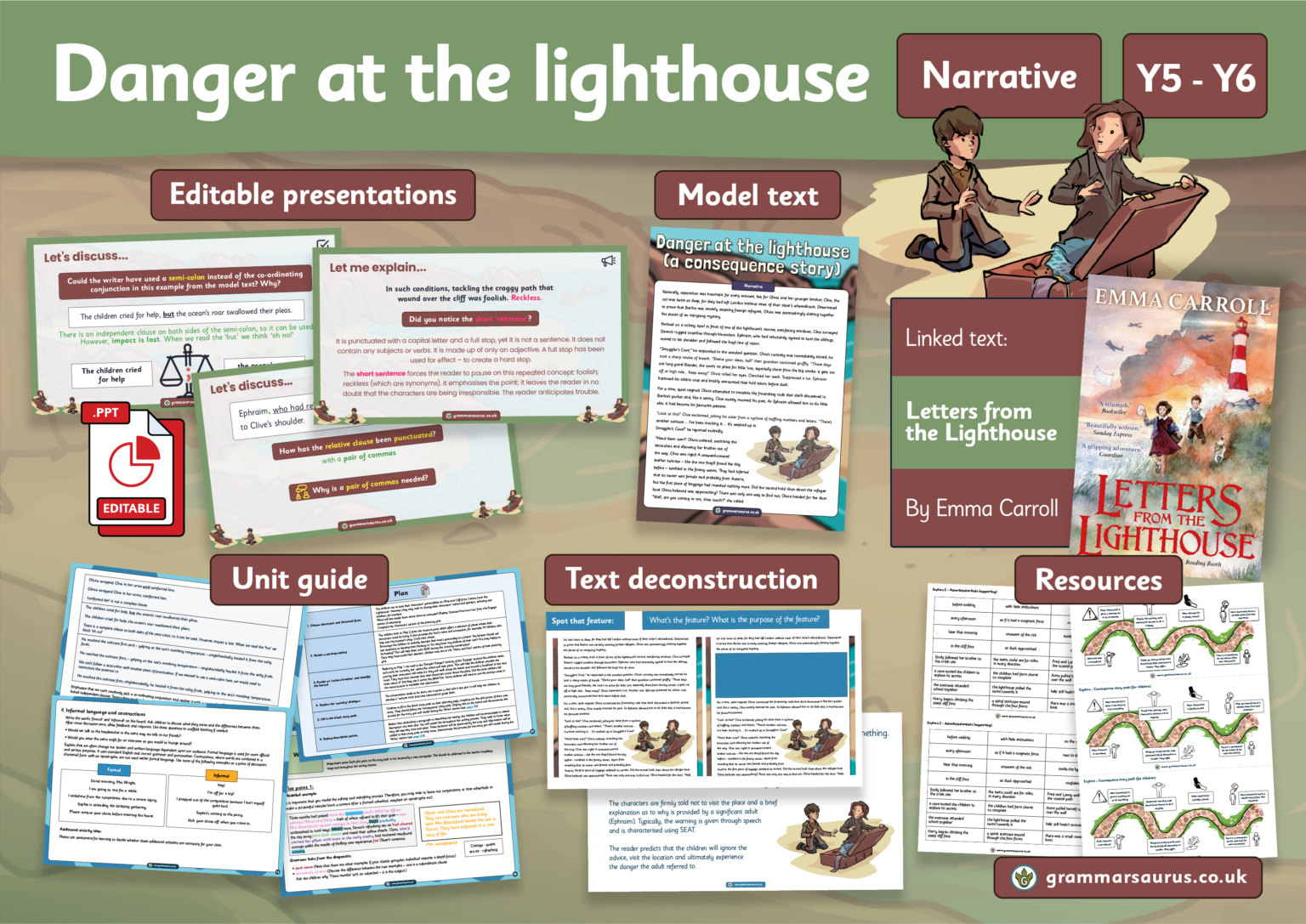 Year 5/6 Unit Guide – Narrative pack - Danger at the lighthouse (a WWII ...