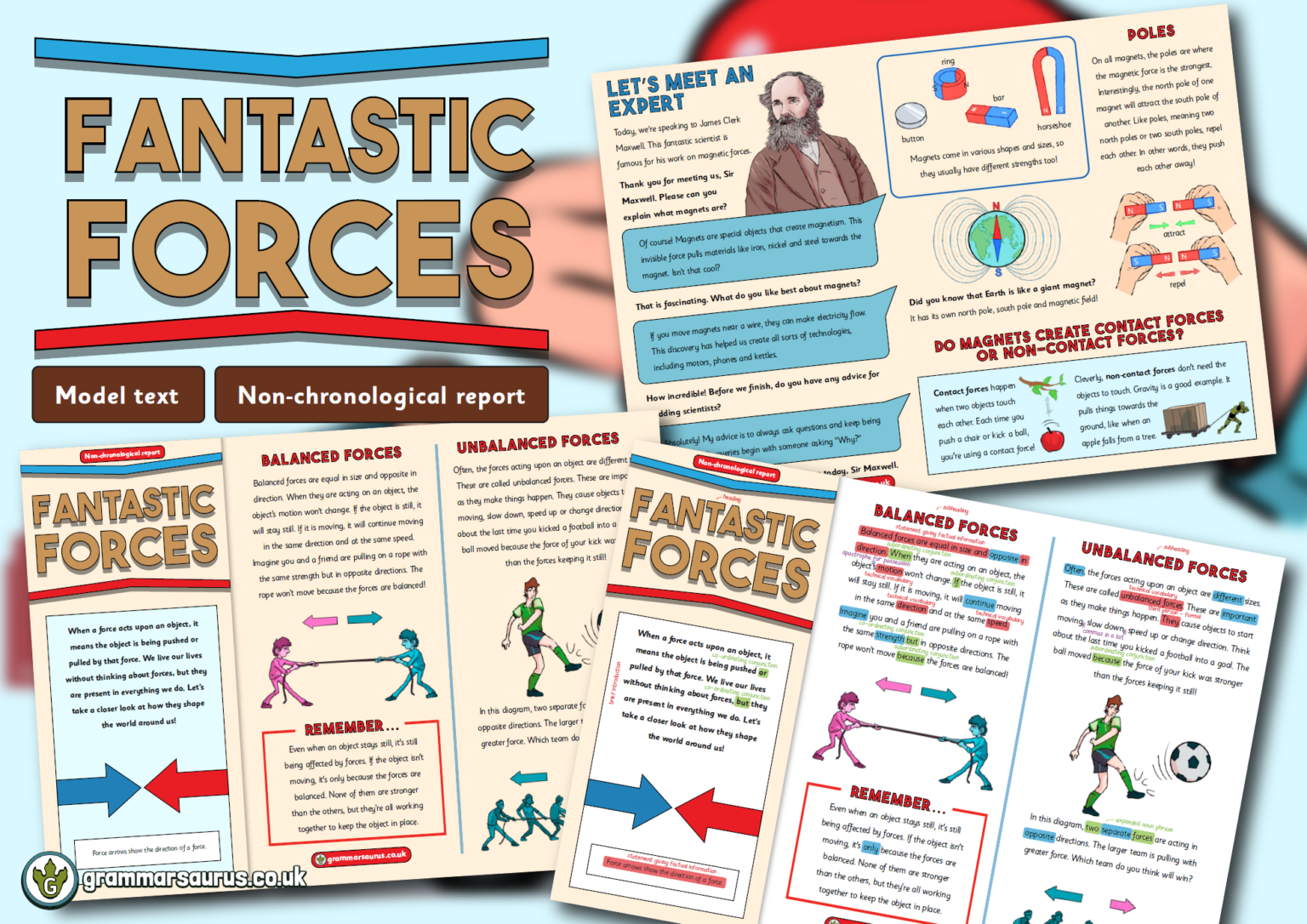 Year 3 Model Text – Non-chronological report – Fantastic Forces ...