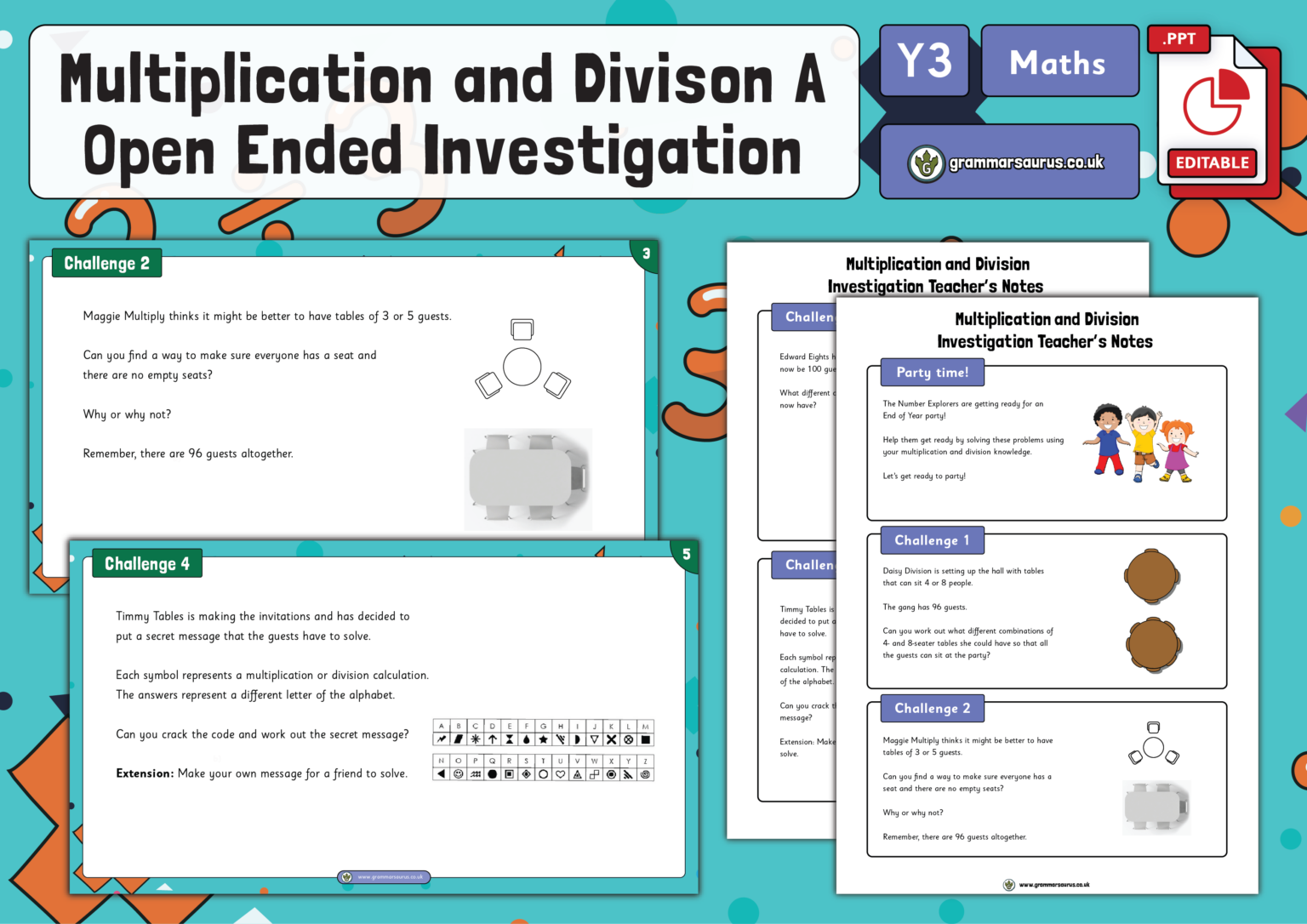 Year 3 Multiplication and Division - Open Ended Investigation ...