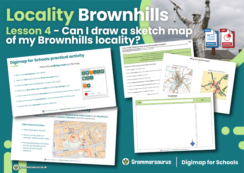 Y4 Locality Unit - Can I draw a sketch map of my Brownhills locality ...