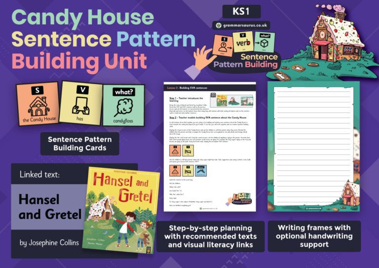 Candy House (setting description) Sentence Pattern Building Unit ...