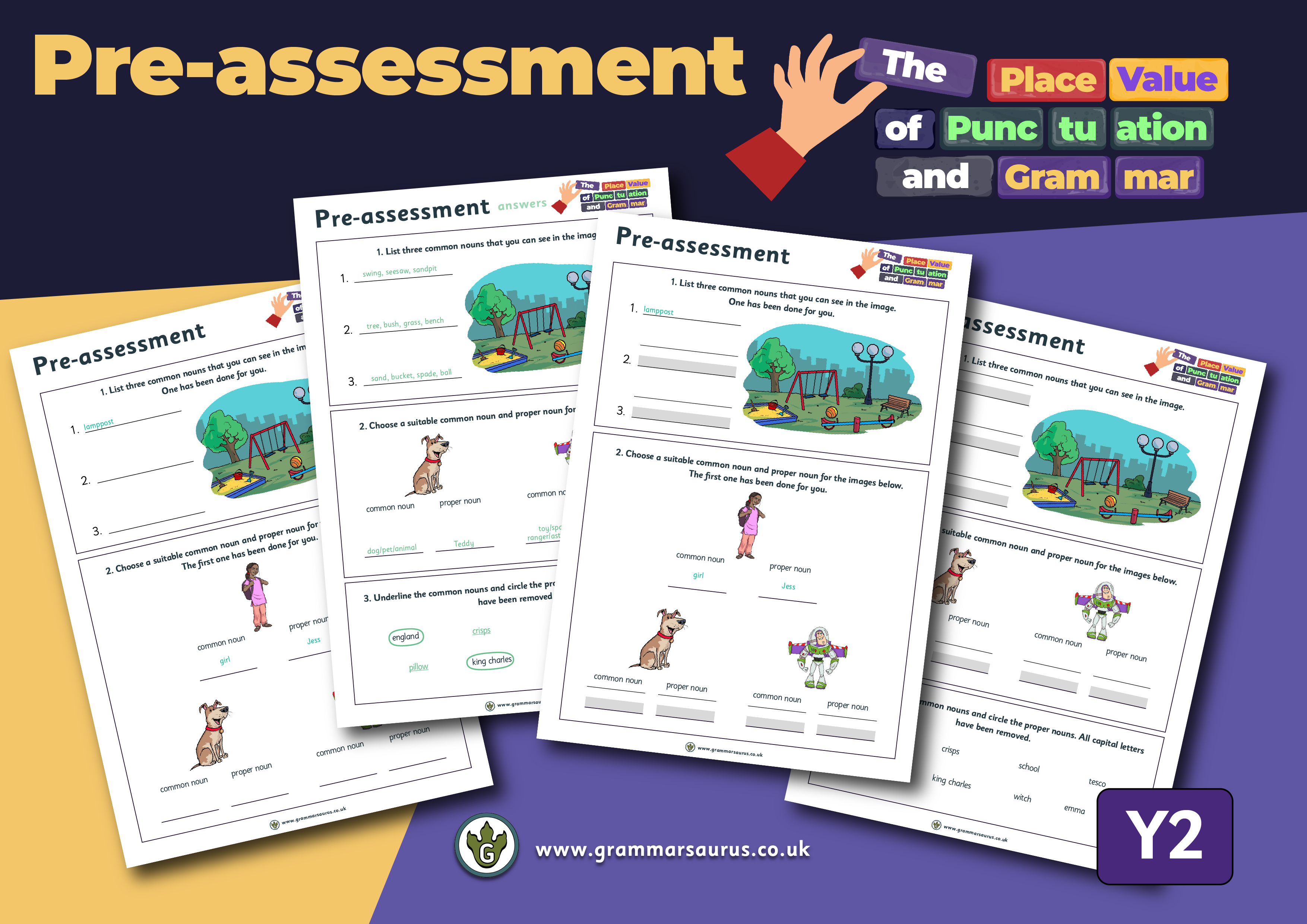 website ad - Grammarsaurus