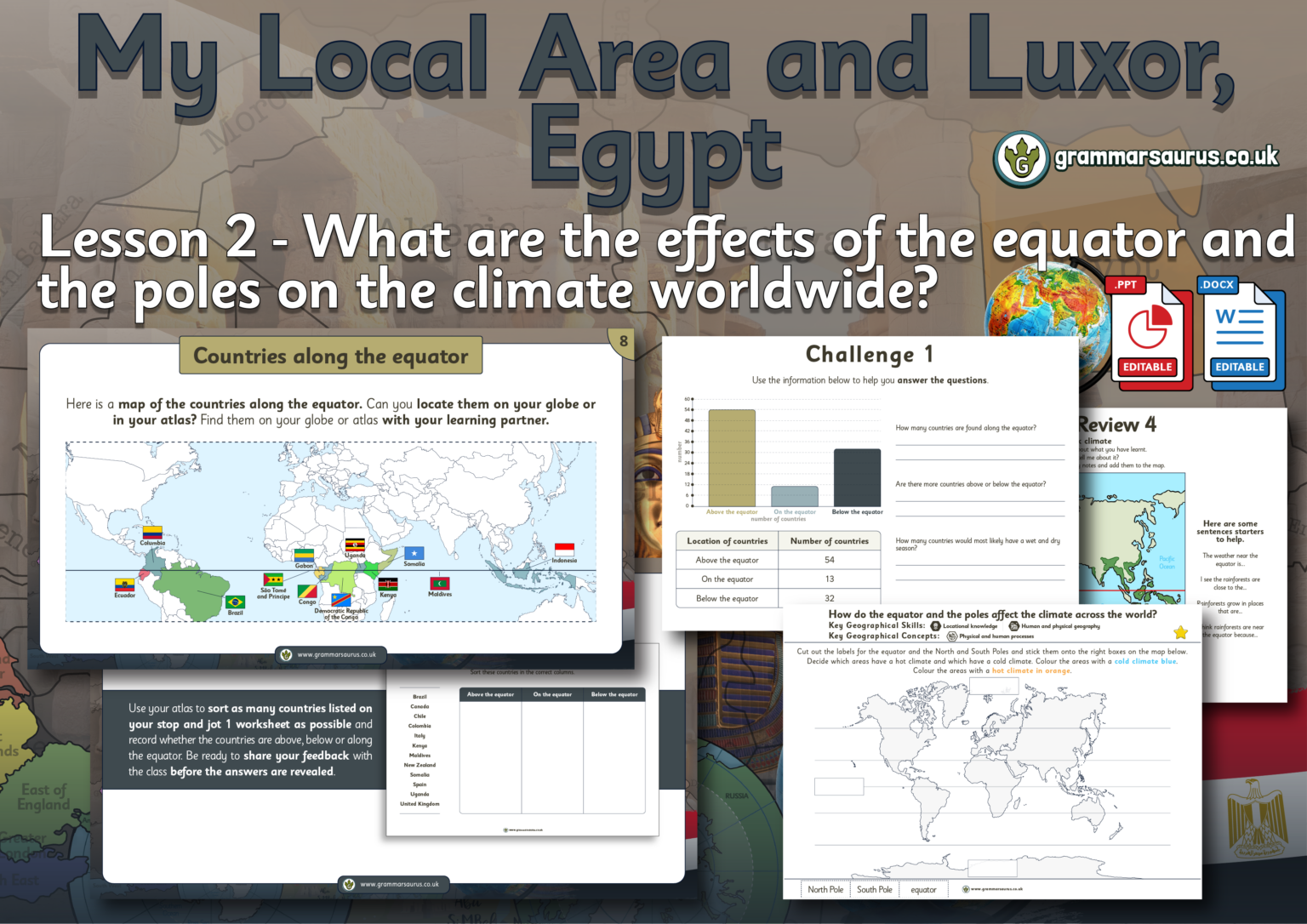Year 2 Geography - My Local Area and Luxor, Egypt - What are the ...