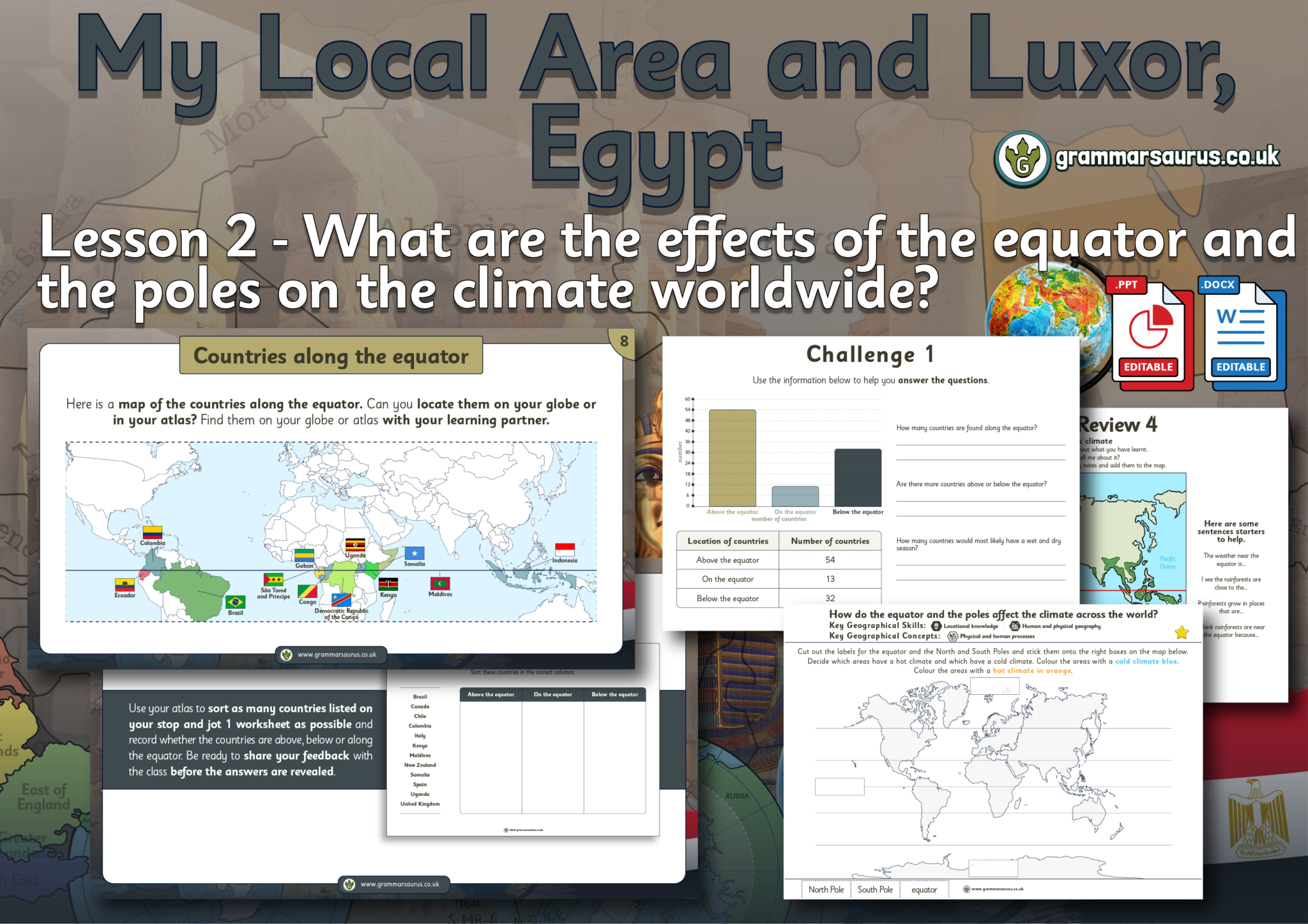 Year 2 Geography - My Local Area and Luxor, Egypt - What are the ...