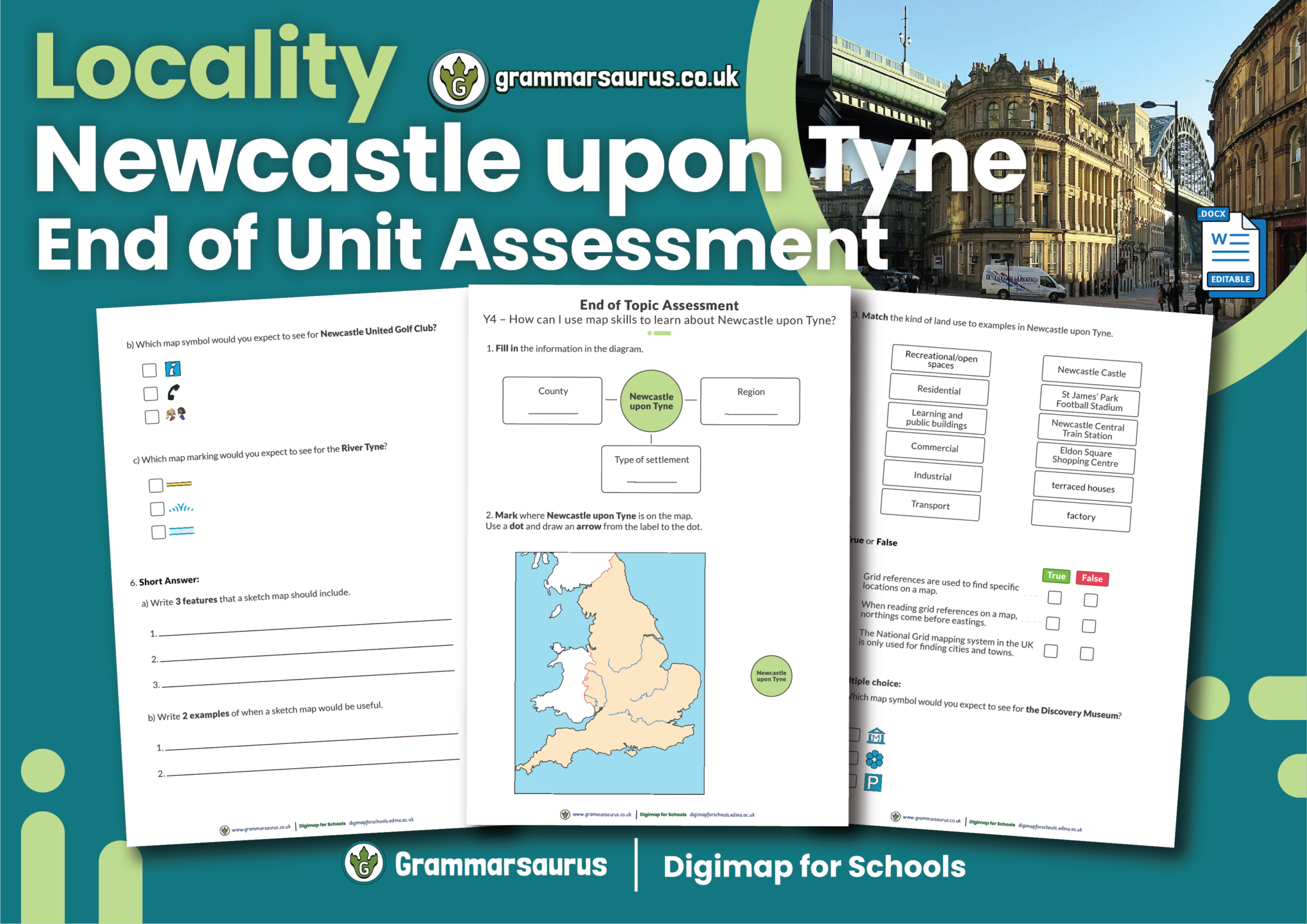 Y4 Locality Unit - Newcastle-upon-Tyne - End of Unit Assessment ...