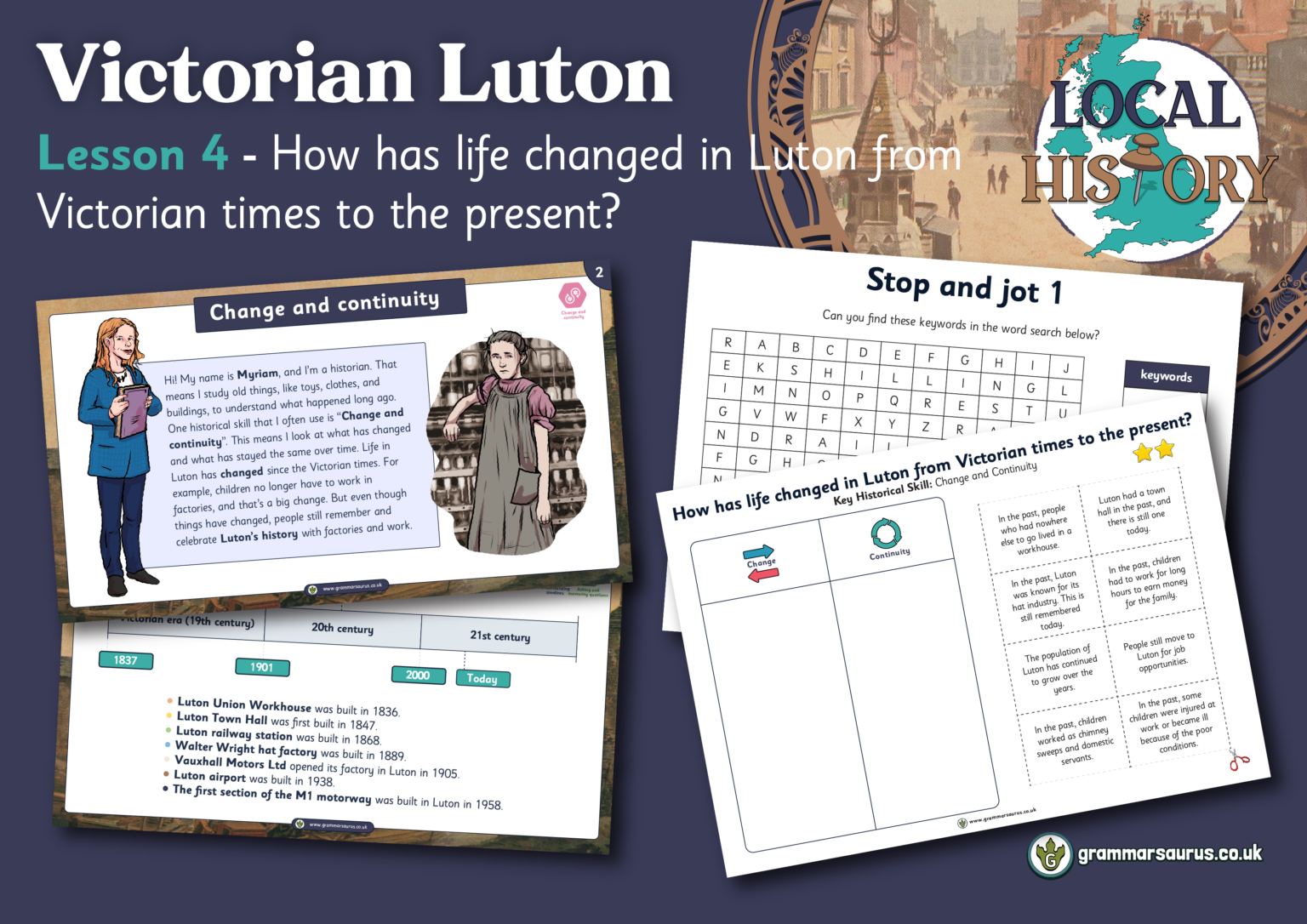 KS1 Local history - Victorian Luton - How has life changed in Luton ...