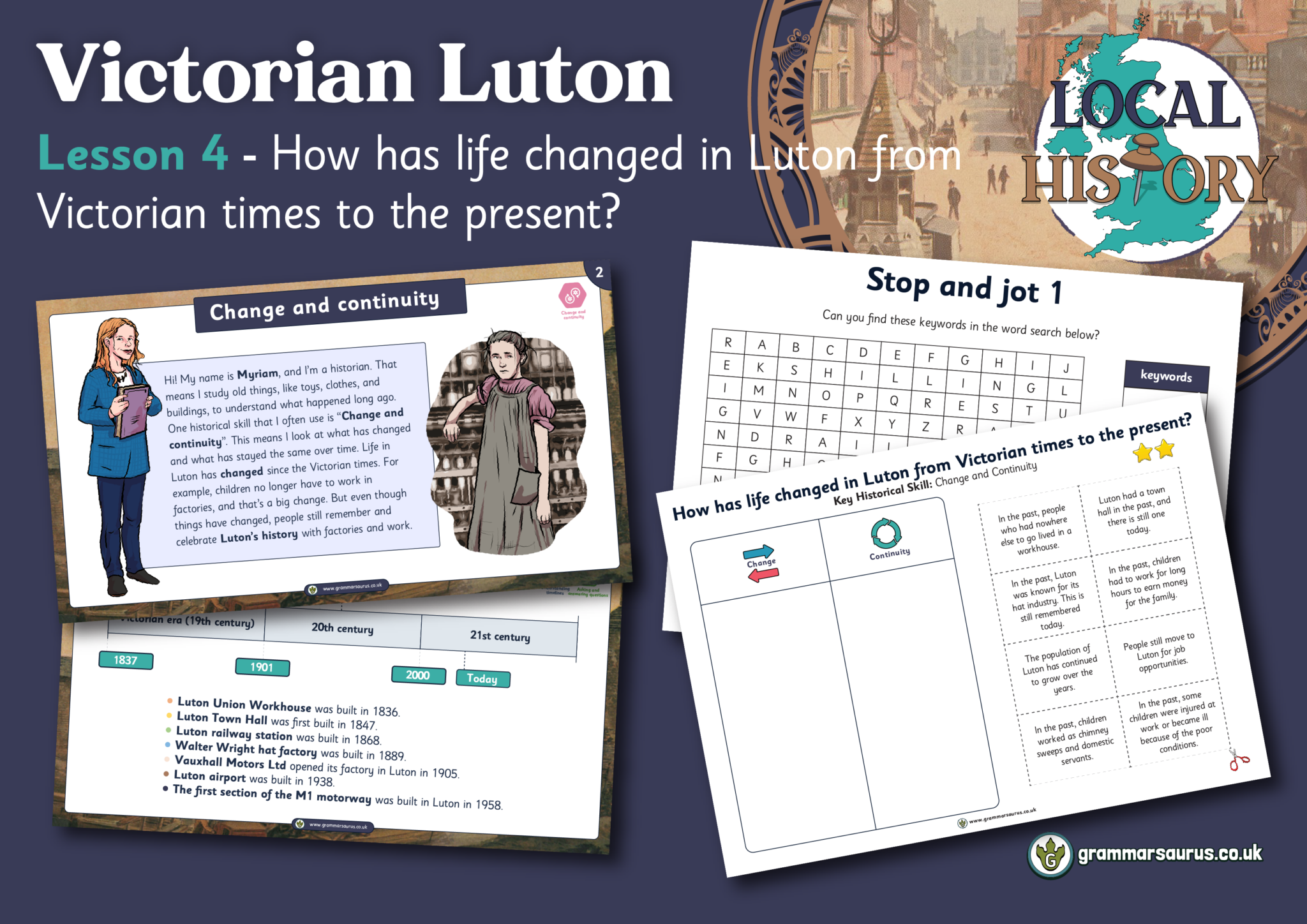 KS1 Local history - Victorian Luton - How has life changed in Luton ...