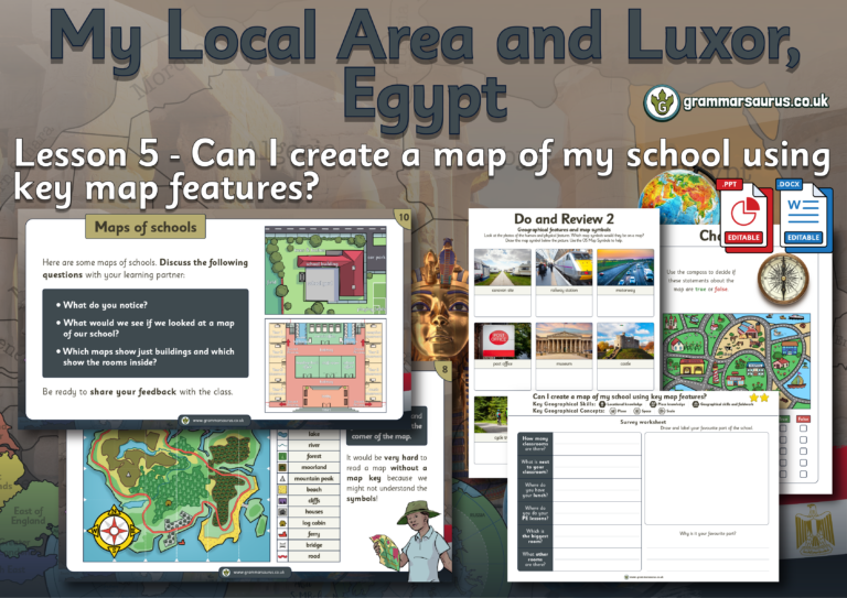 Year 2 Geography - My Local Area and Luxor, Egypt - Can I create a map ...