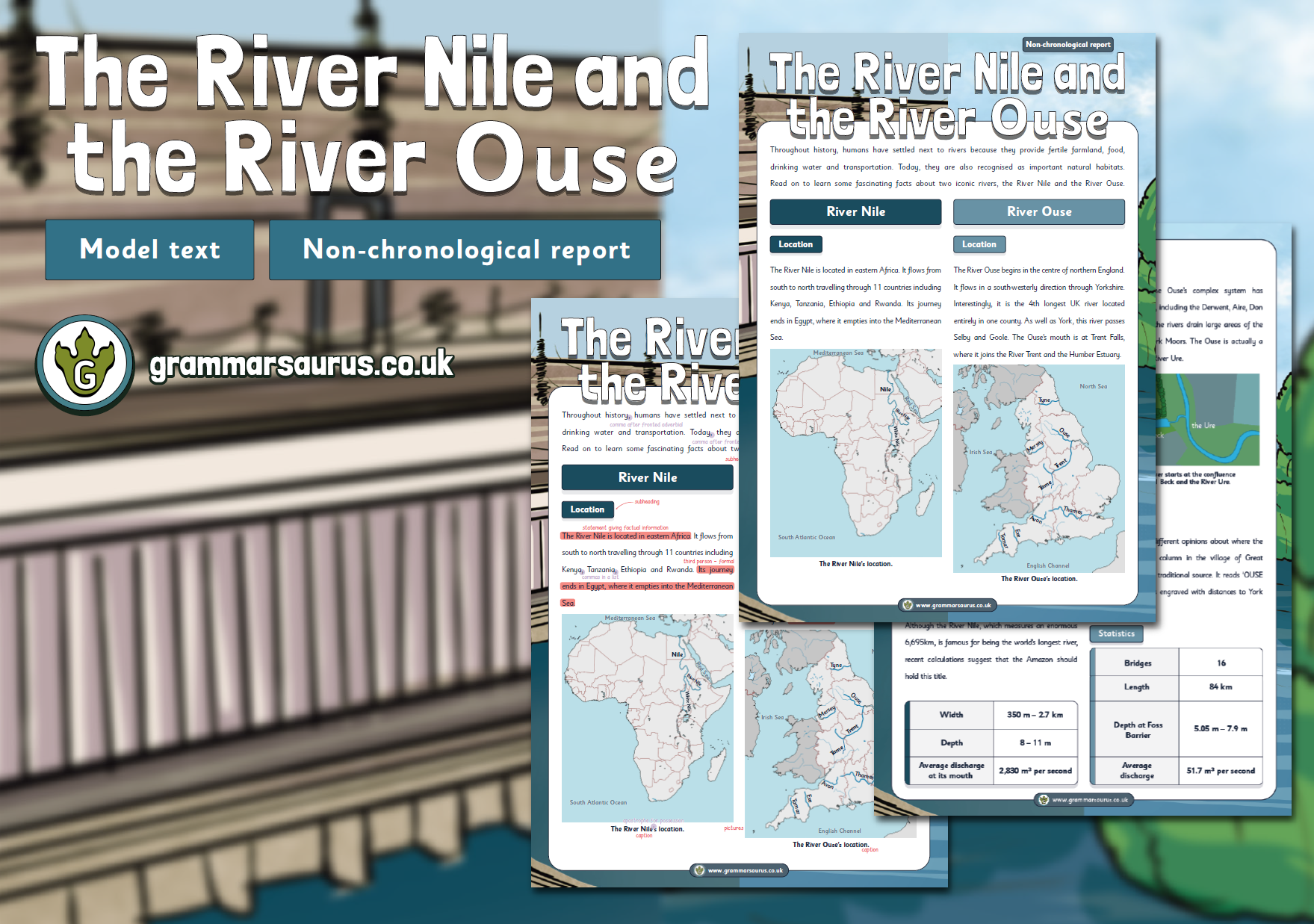 Year 4 Model Text - Non-chronological report - The River Nile and the ...