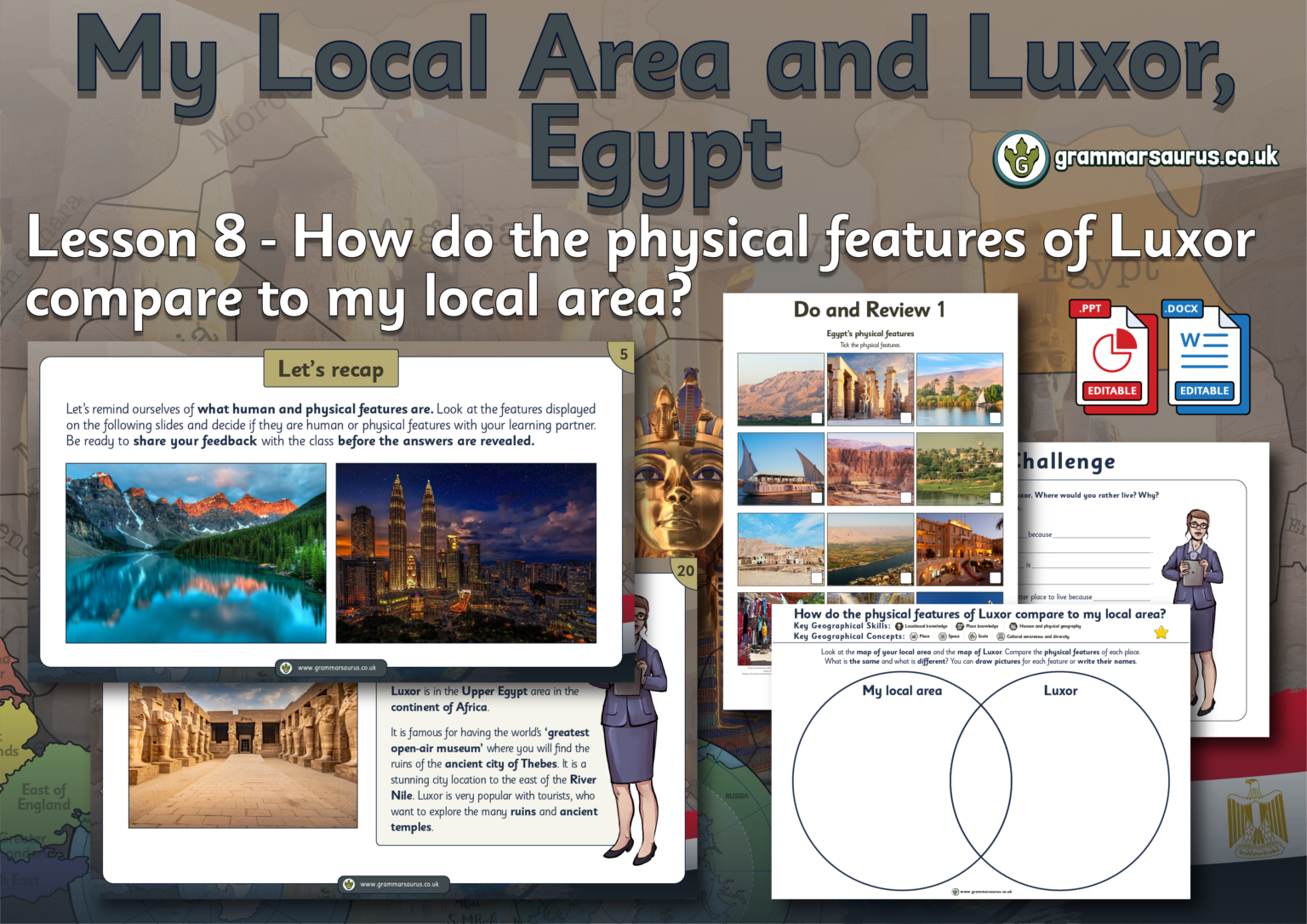 Year 2 Geography – My Local Area and Luxor, Egypt - How do the physical features of Luxor ...