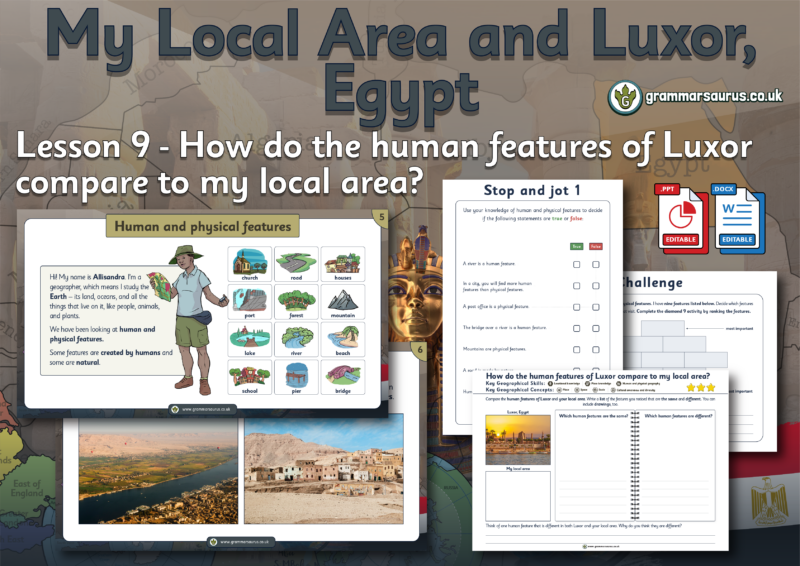 Year 2 Geography - My Local Area and Luxor, Egypt - How do human ...