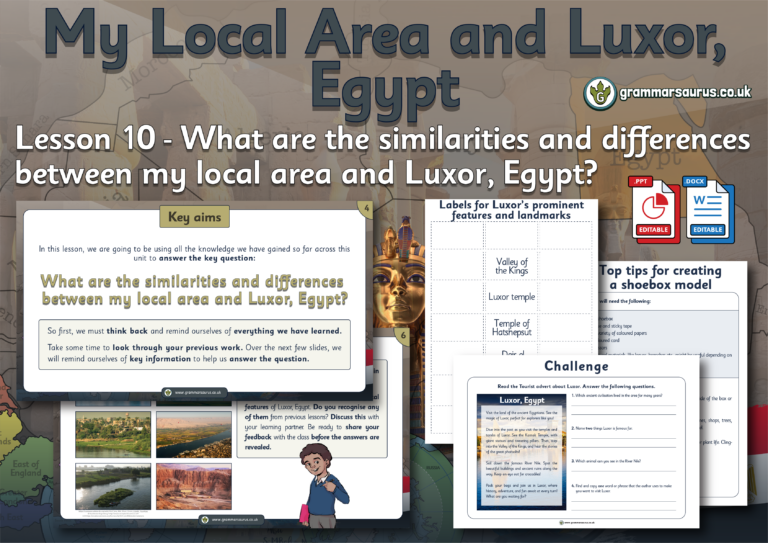 Year 2 Geography – My Local Area and Luxor, Egypt - What are the ...